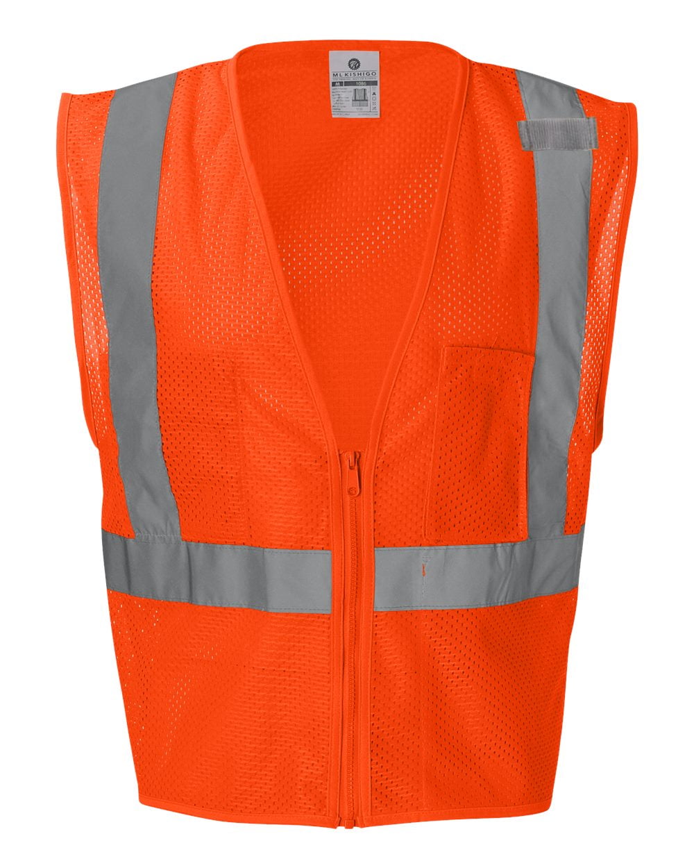 Kishigo - Ultra-Cool Mesh Vest with Pockets - 1085-1086 - Orange - Size ...