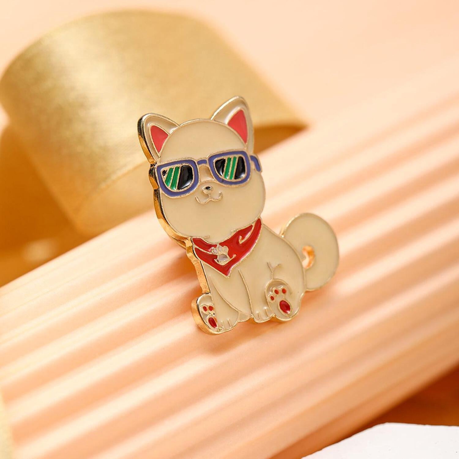 Kishu inu Cute Cartoon Dog Enamel Pin Kawaii Anime Lapel Pin Badge ...