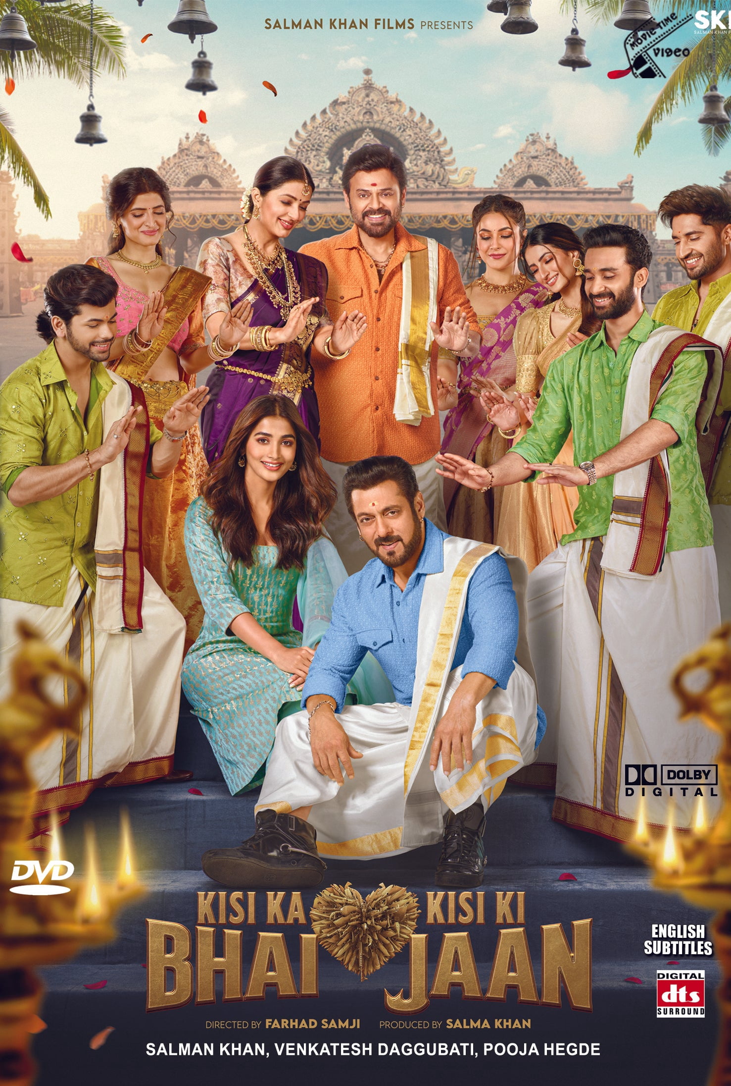 Kisi Ka Bhai Kisi Ki Jaan Hindi DVD Stg: Salman Khan, Venkatesh, Pooja ...