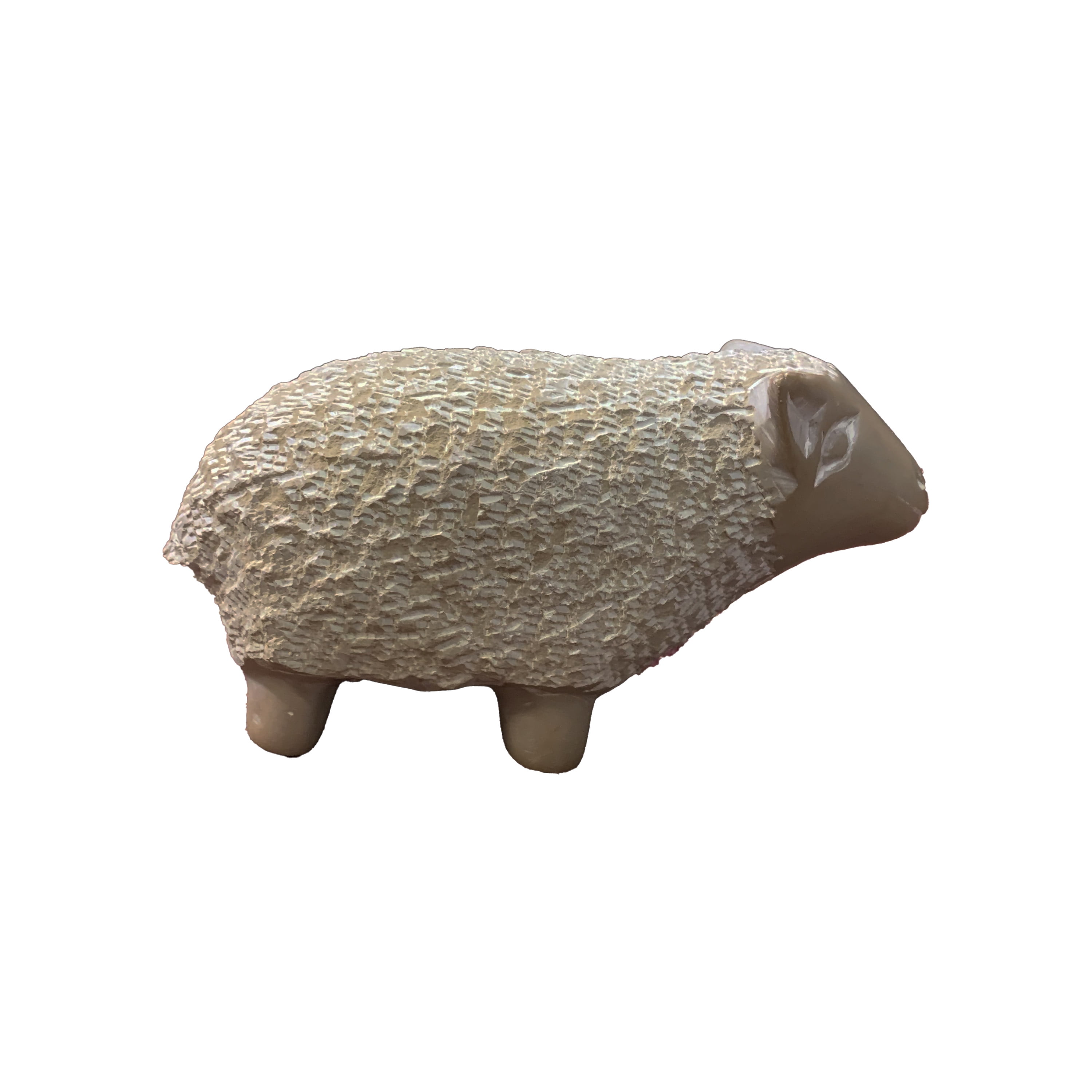 Kisii Soapstone Sheep Handmade White - Walmart Business Supplies