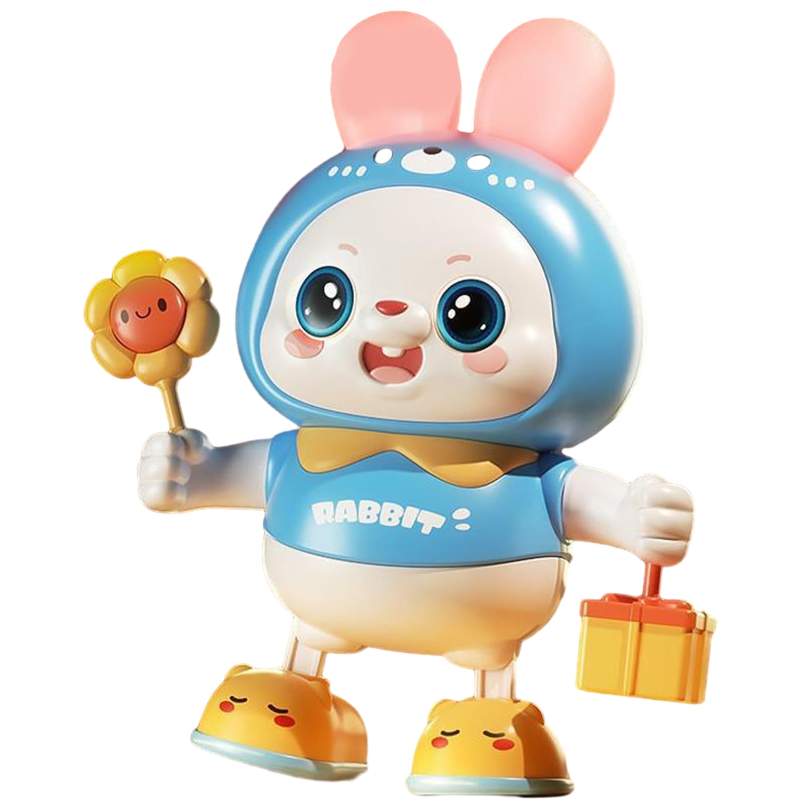 Kiskick Bunny Toy Electronic Dancing Rabbit Toy with Light Adorable ...