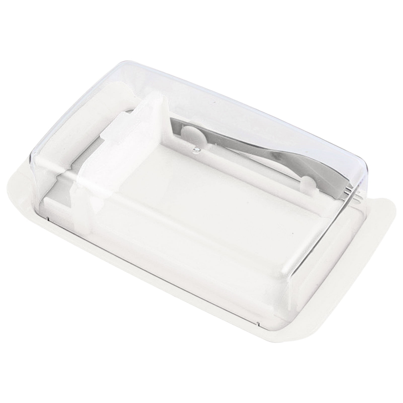 Kiskick Butter Storage Container Butter Storage Box with Lid Cutter ...