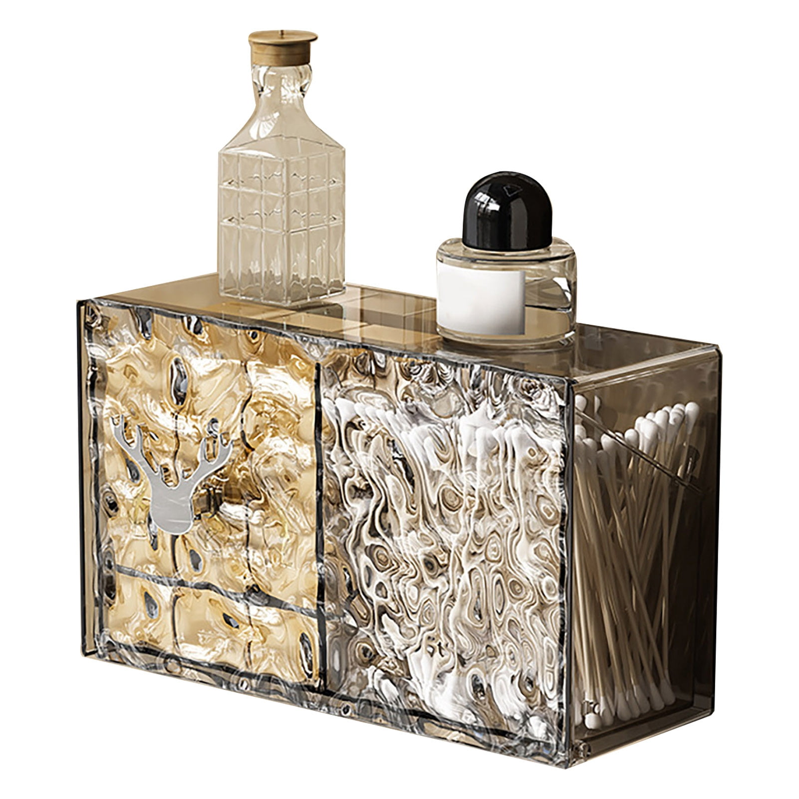 Kiskick Clear Acrylic Cotton Pad Container Sure Here's A Product Title ...