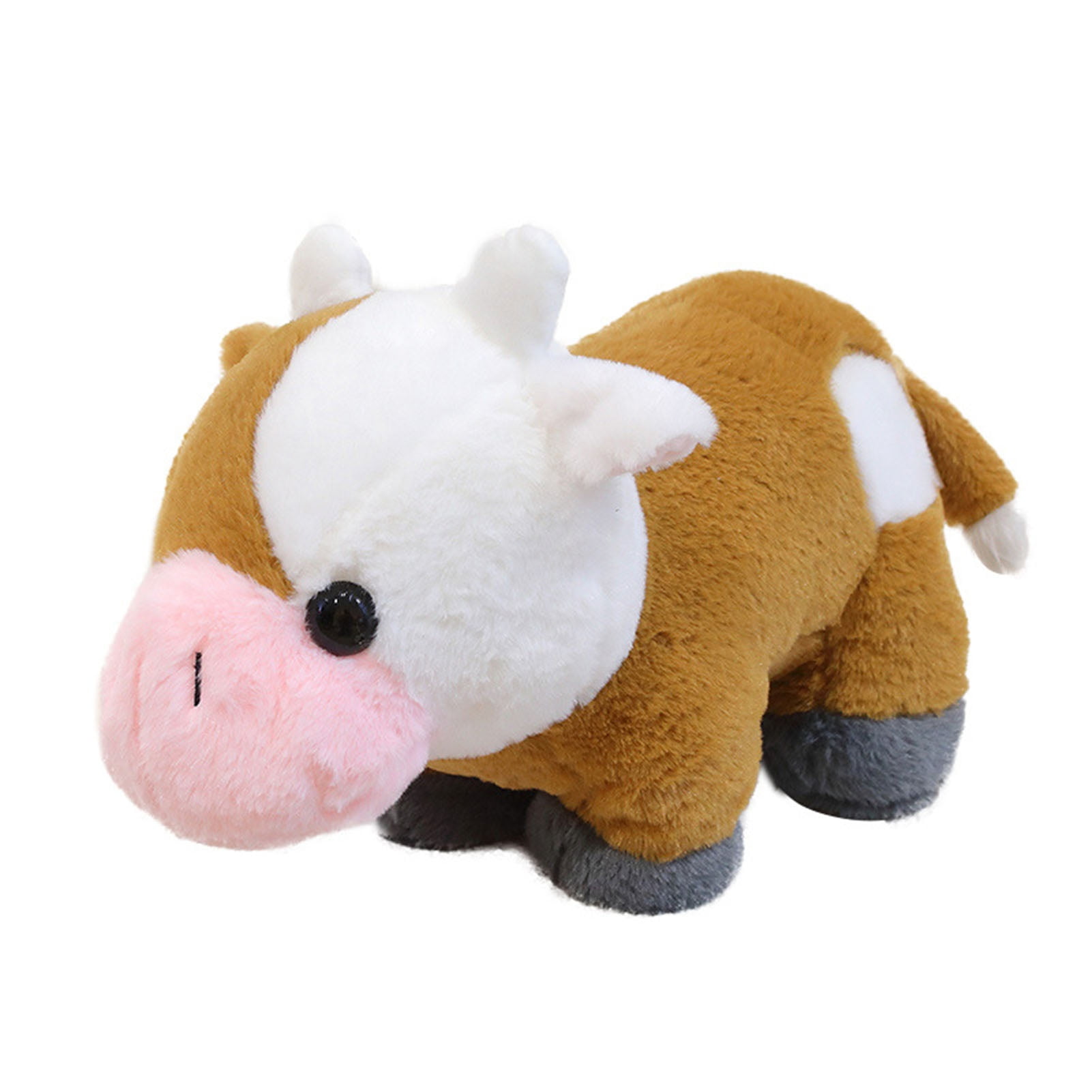 Kiskick Cow Plush Toy Realistic Cow Plushie Cow Adorable Realistic ...