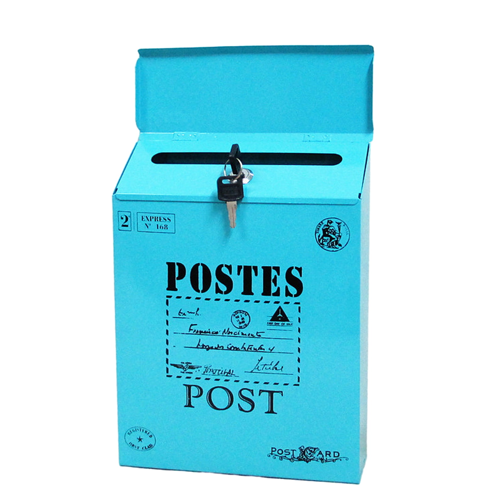 Kiskick Creative Suggestion Box Iron Suggestion Box Rustic Style Wall ...