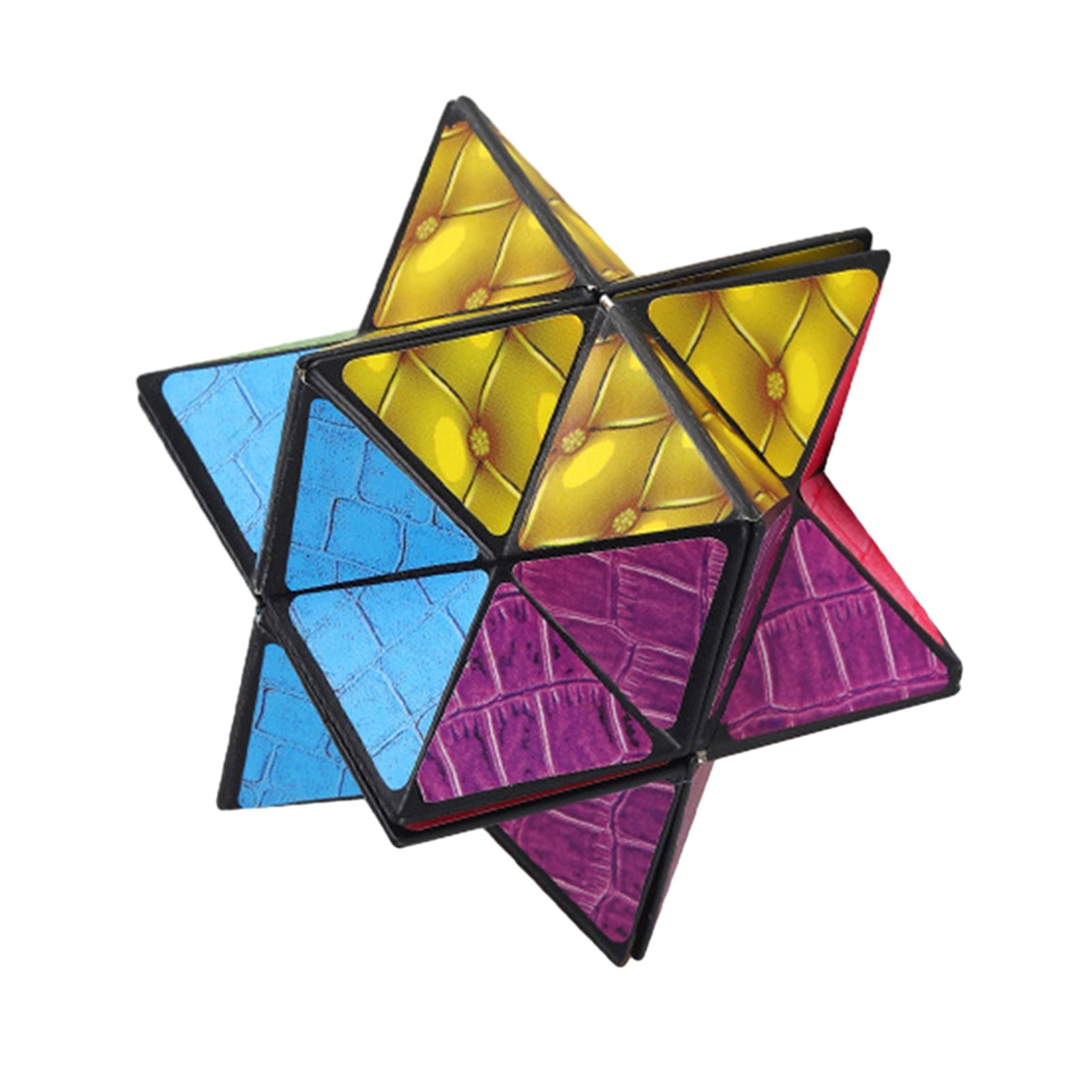 Kiskick Cube Toy for Kids Cool Cube Toy for Stress Relief Fidget Star ...