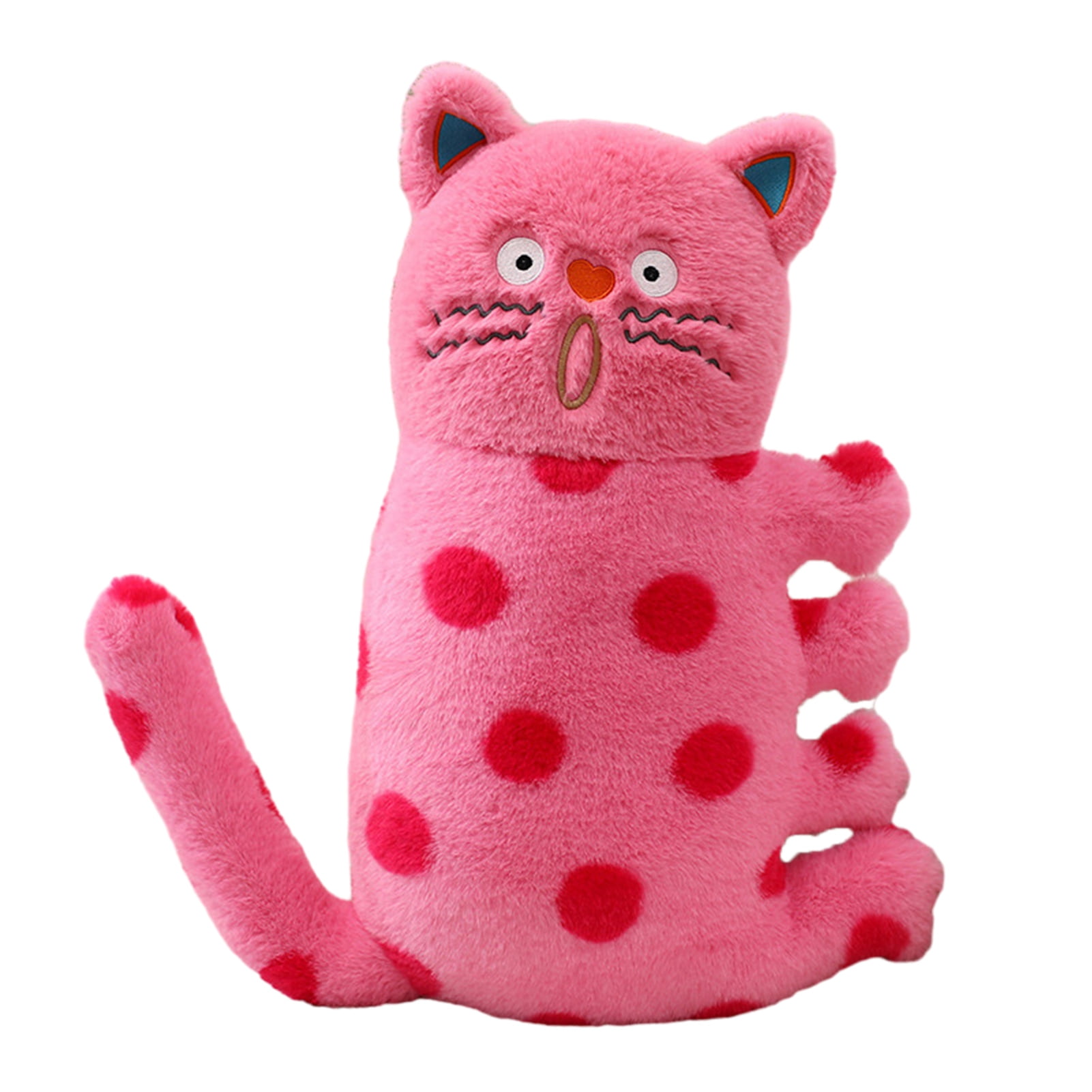 Kiskick Dot Cat Plush Toy Soft Stuffed Cat Toy Dot Cat Plush Cute Soft ...