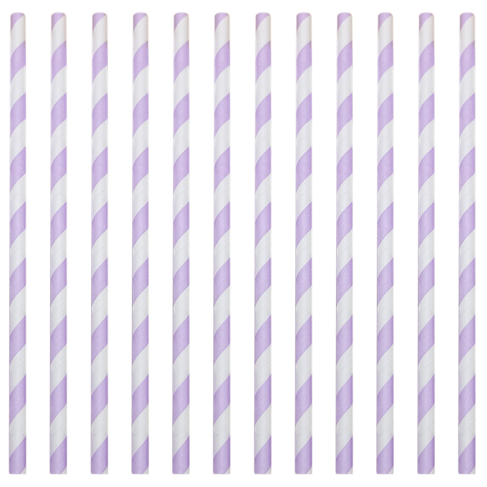 Kiskick Environmentally Straws Party Straws 100pcs Disposable Paper ...