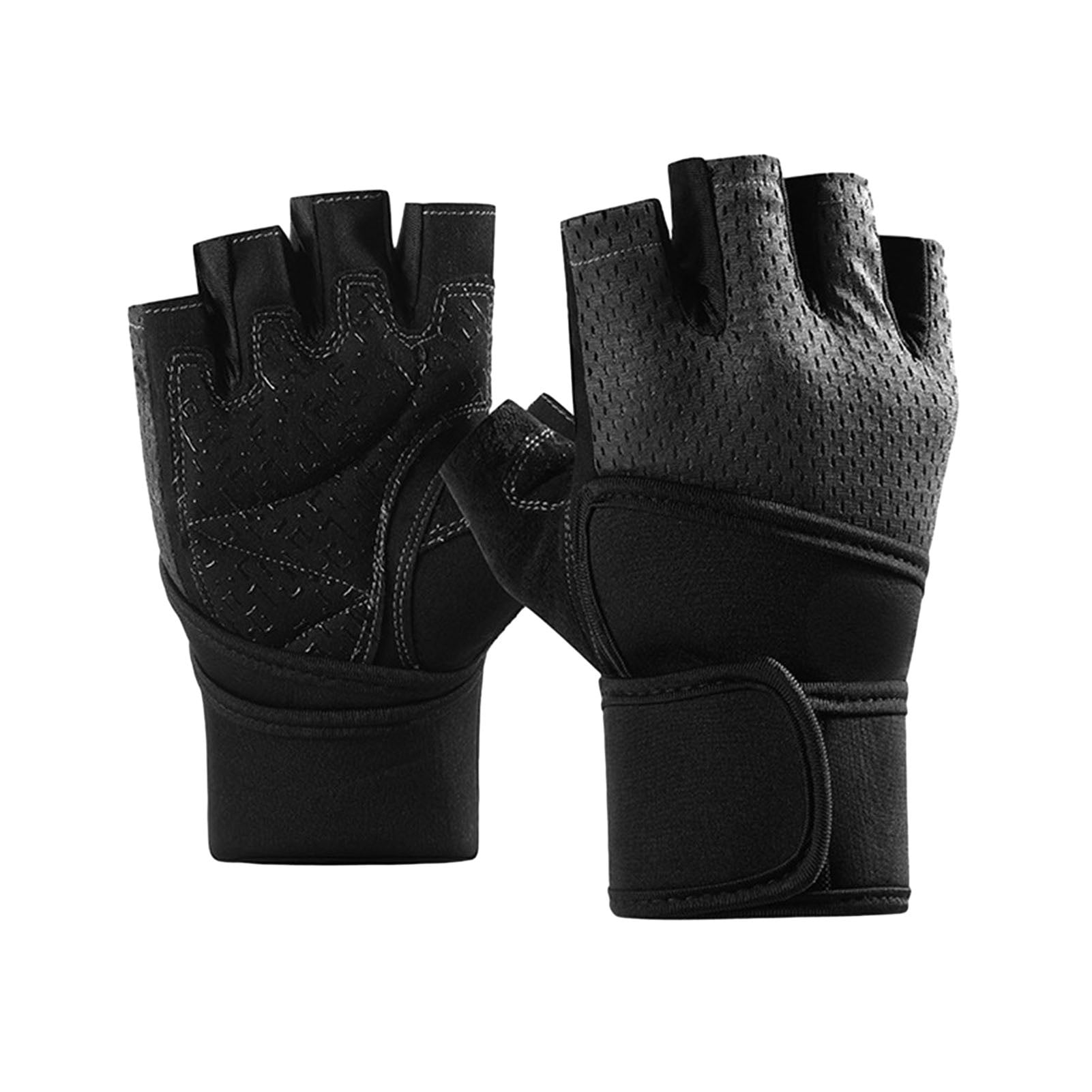 Kiskick Fitness Gloves with Anti-slip Silicone Full Palm Protection ...