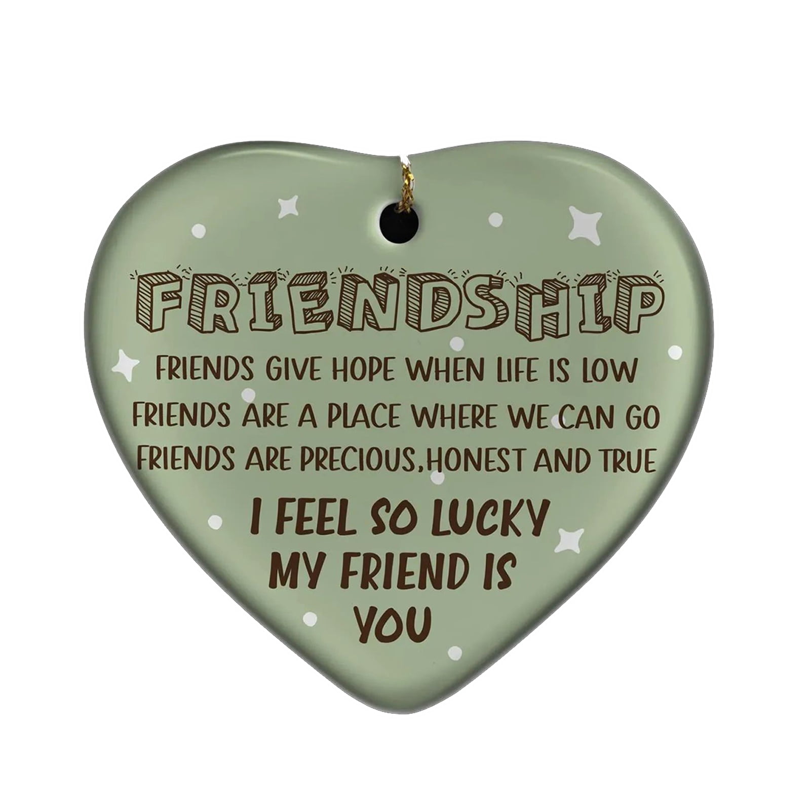 Kiskick Heartfelt Sympathy Necklace Heart Pendant for Sisters Express ...