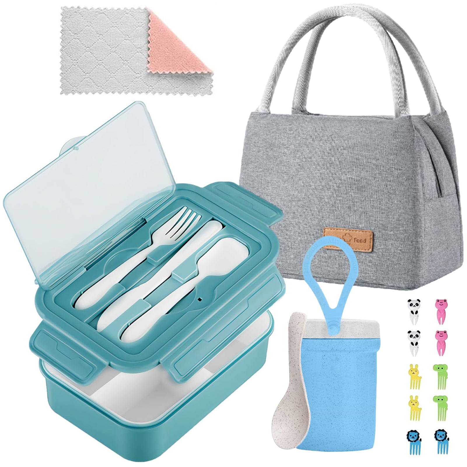 Kiskick Locking Design Lunch Box Children Lunch Box Set 1 Set Lunch Box ...