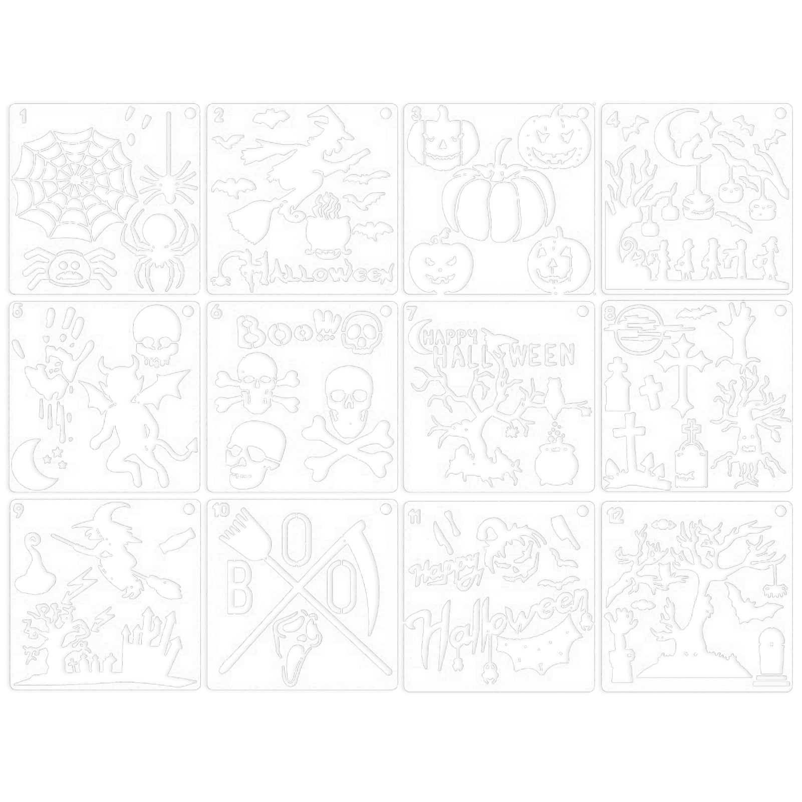 Kiskick Painting Templates for Diy Crafts Painting Templates 1 Set ...