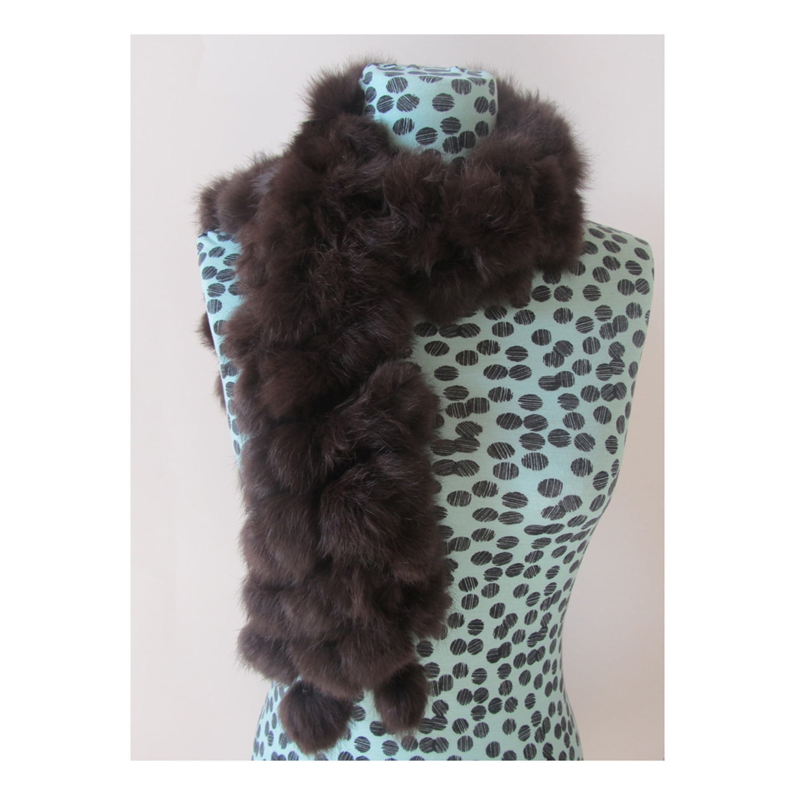 Kiskick Plush Ball Scarf Women Scarf Women Winter Scarf Thick Soft ...