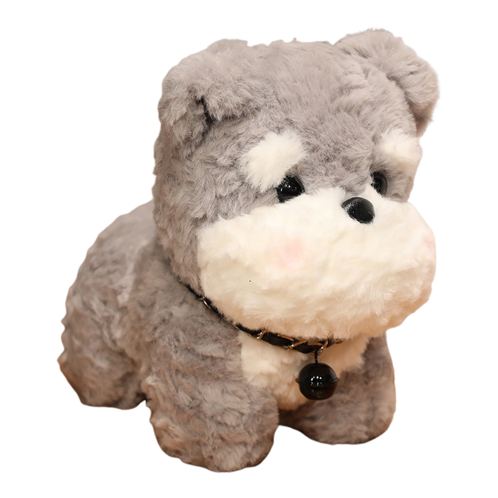 Kiskick Plush Dog Toy Cute Puppy Doll Cute Puppy Plush Doll with Bell ...