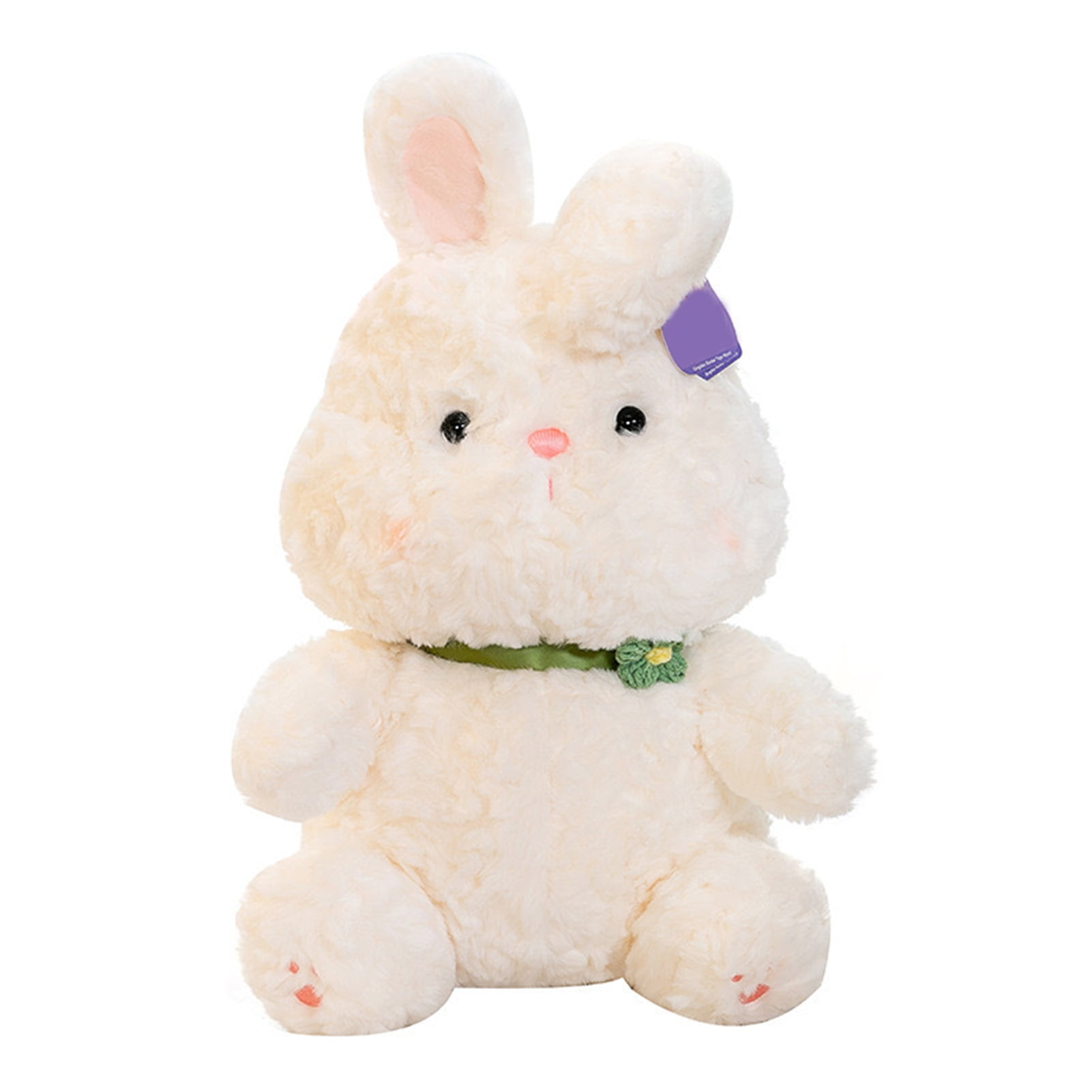 Kiskick Rabbit Stuffed Toy Cute Rabbit Plushie Soft Fluffy Bunny Plush ...