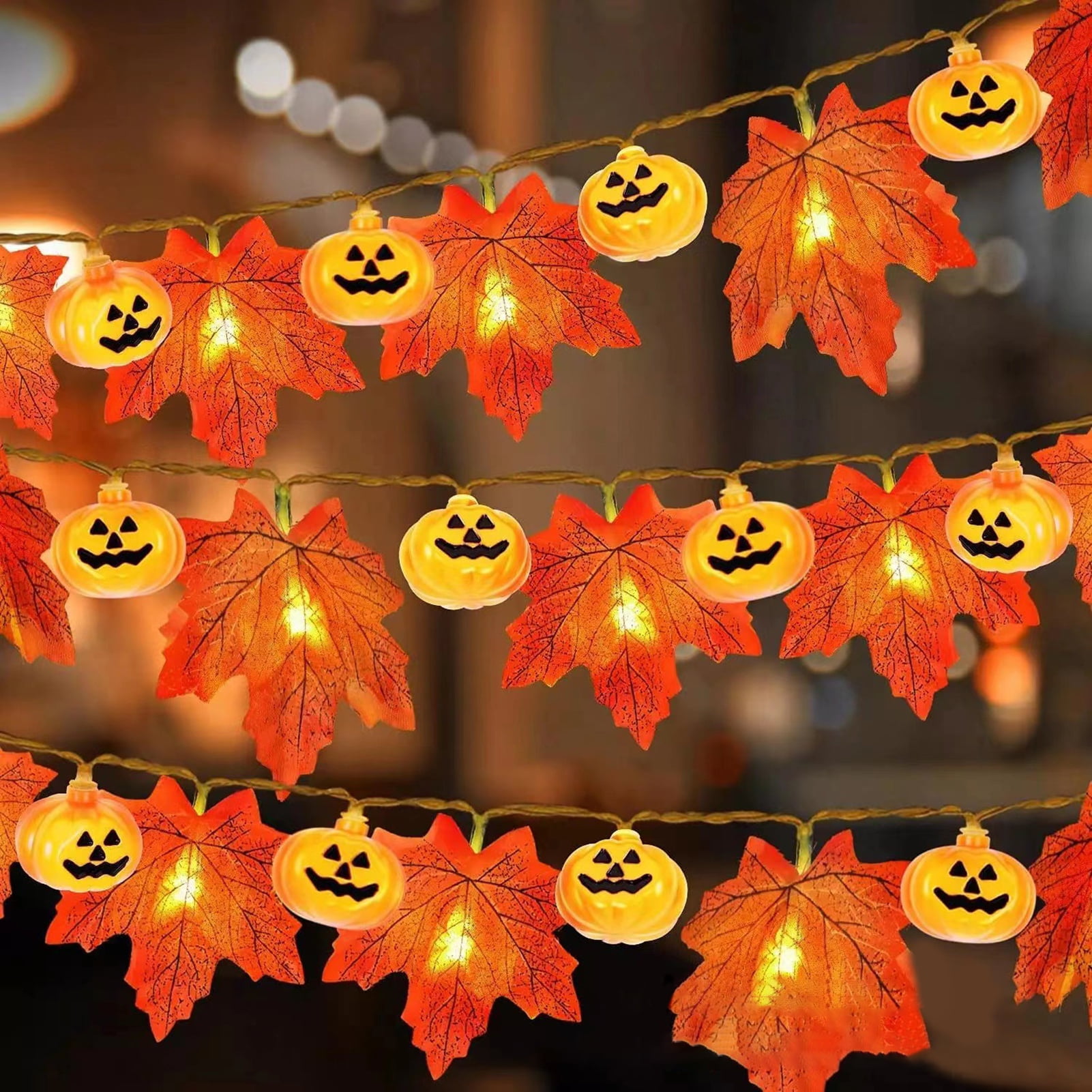 Kiskick Realistic String Lights - Non-Glaring Battery Powered LED Fairy ...