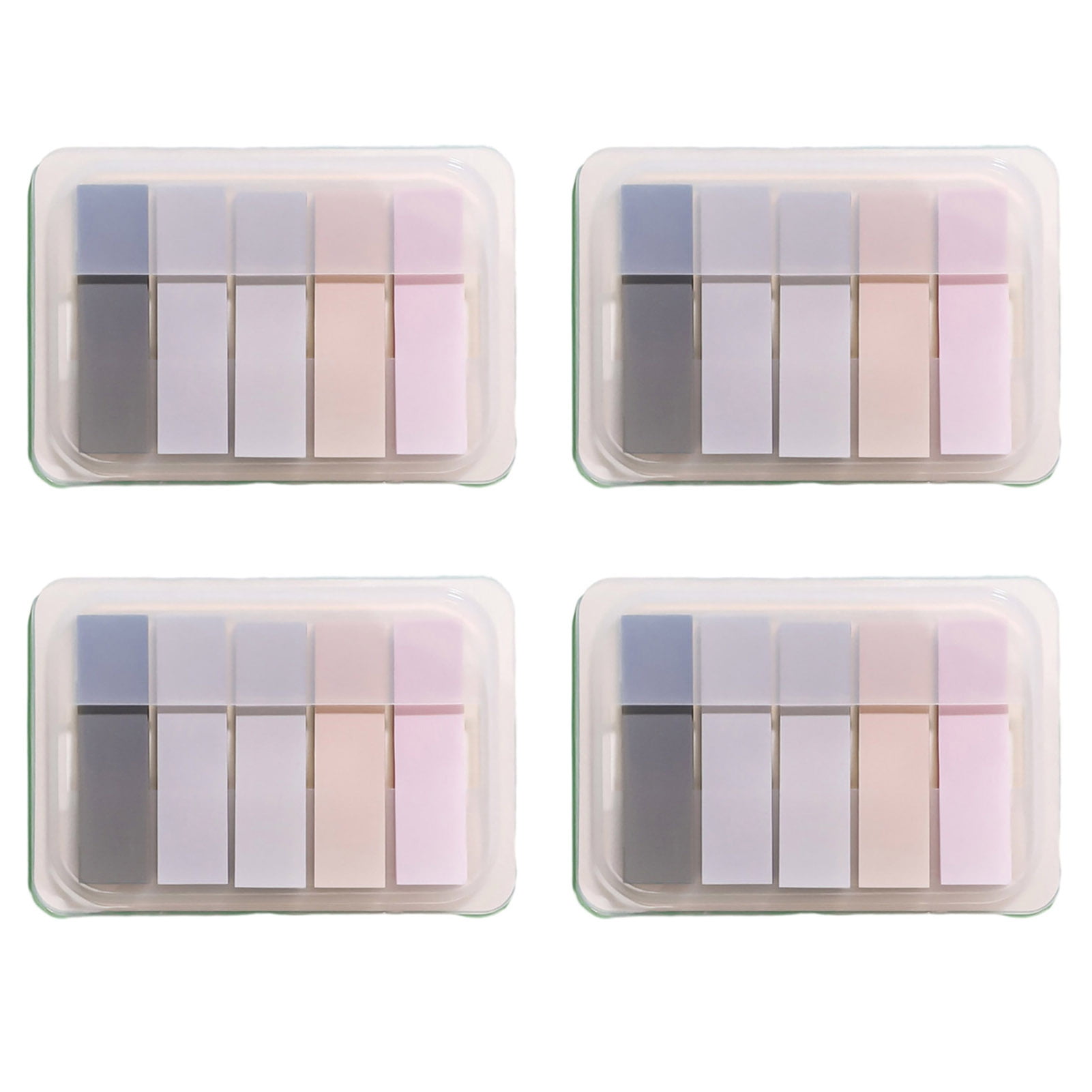 Kiskick Residue-free Sticky Labels 4pcs Sticky Index Tabs Sorting Paper ...