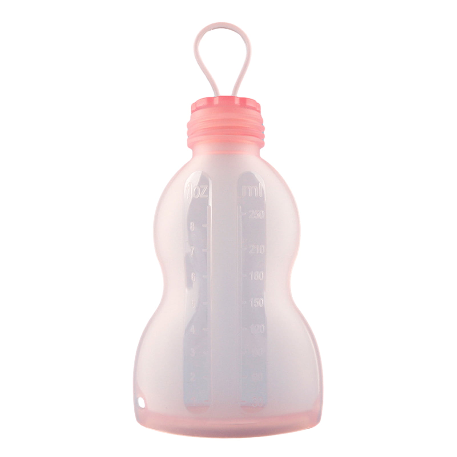 Kiskick Reusable Milk Bag 250ml Silicone Milk Storage Bag with Scale ...