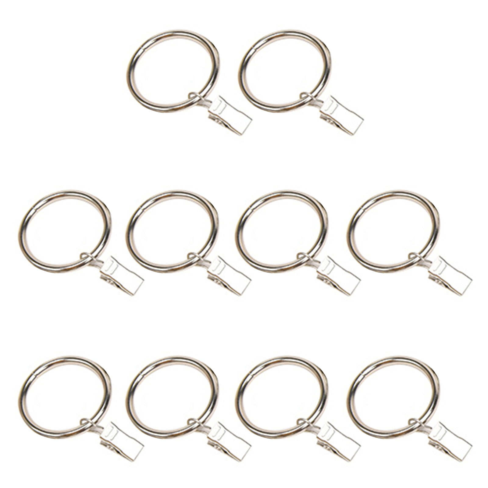 Kiskick Small Curtain Clips 10pcs Sturdy Metal Curtain Clip Rings Easy ...