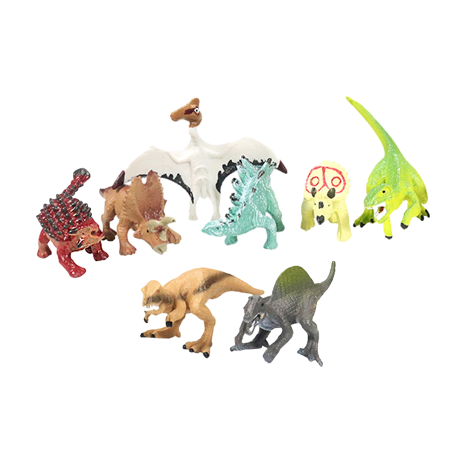 Kiskick Sturdy Dinosaur Toy Kids Dinosaur Toy 1 Set Mini Dinosaur Toy ...