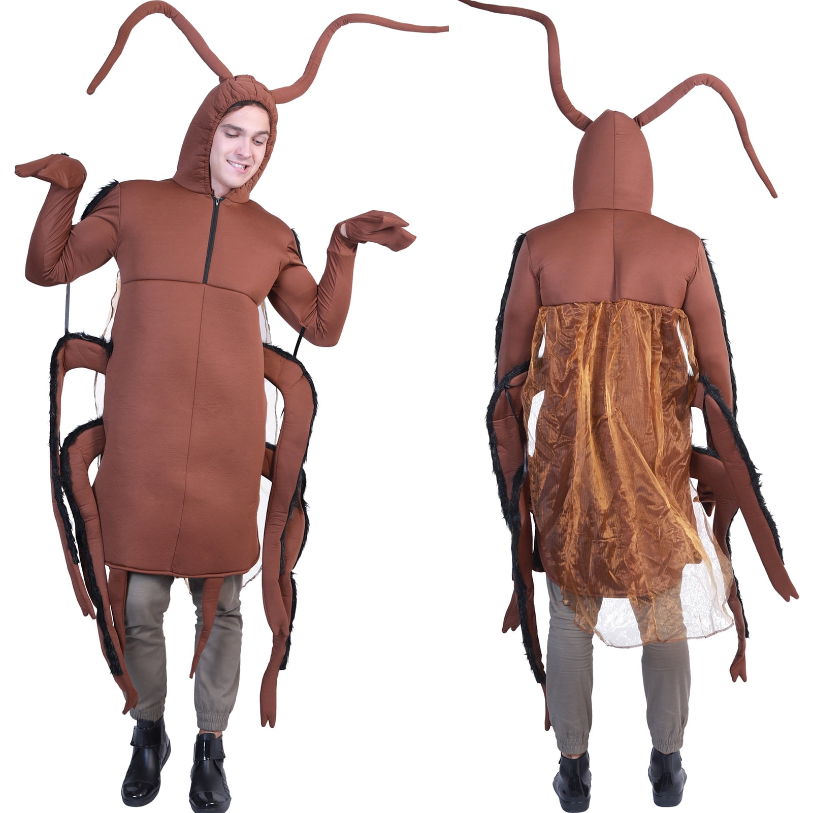 Kiskick Super Soft Cockroach Cosplay Costume - Creative Shape, Zipper ...