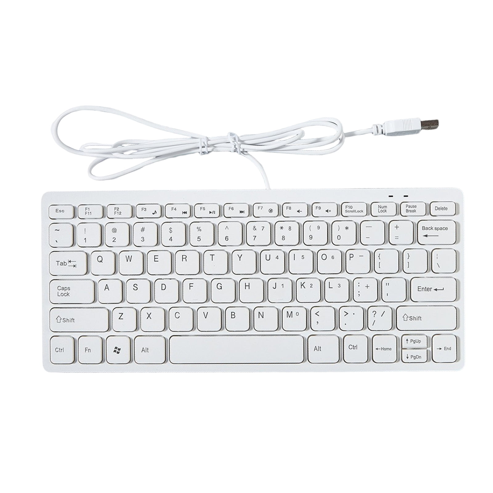 Kiskick Wired Keyboard with Multimedia Office Entertainment Keyboard ...
