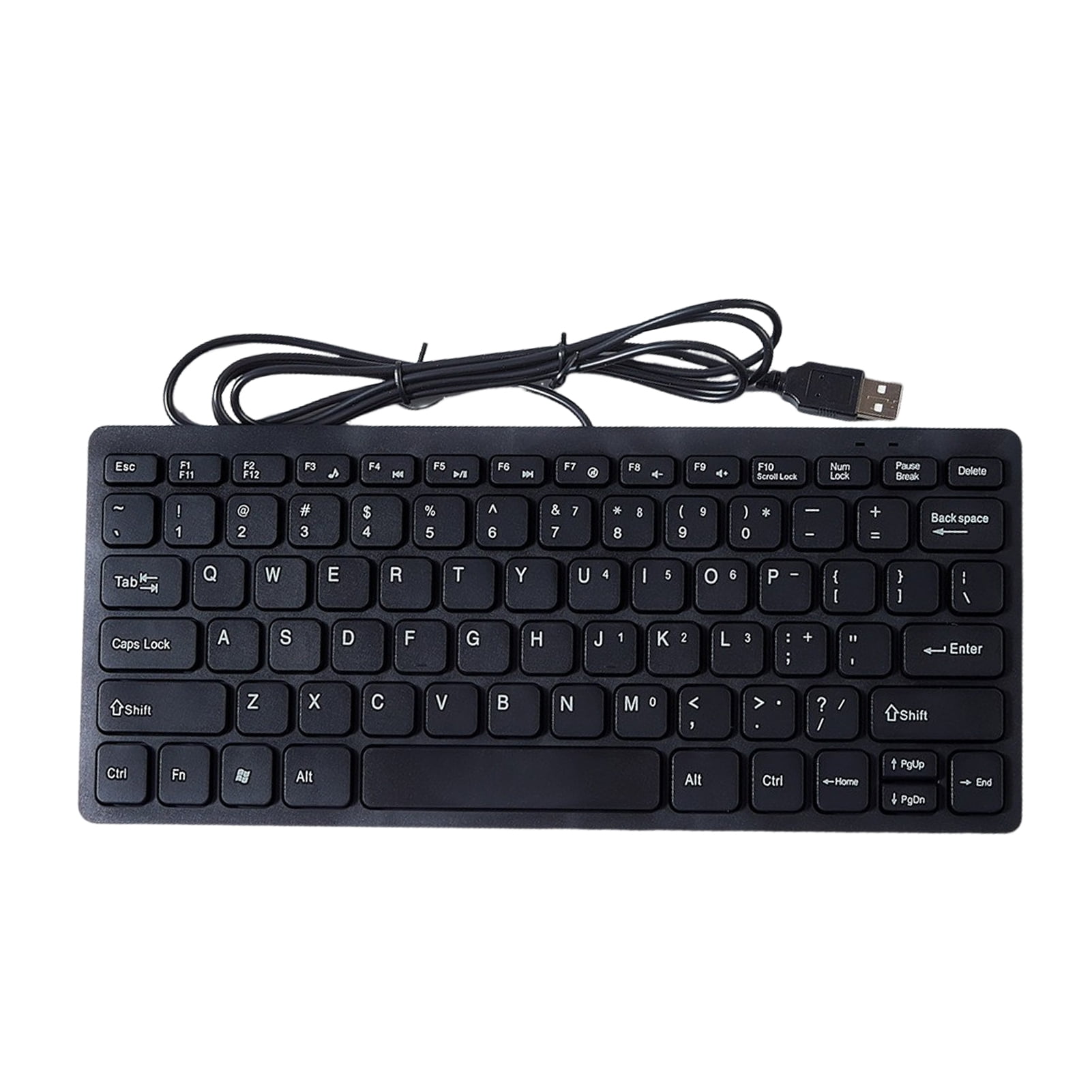 Kiskick Wired Keyboard with Multimedia Office Entertainment Keyboard ...