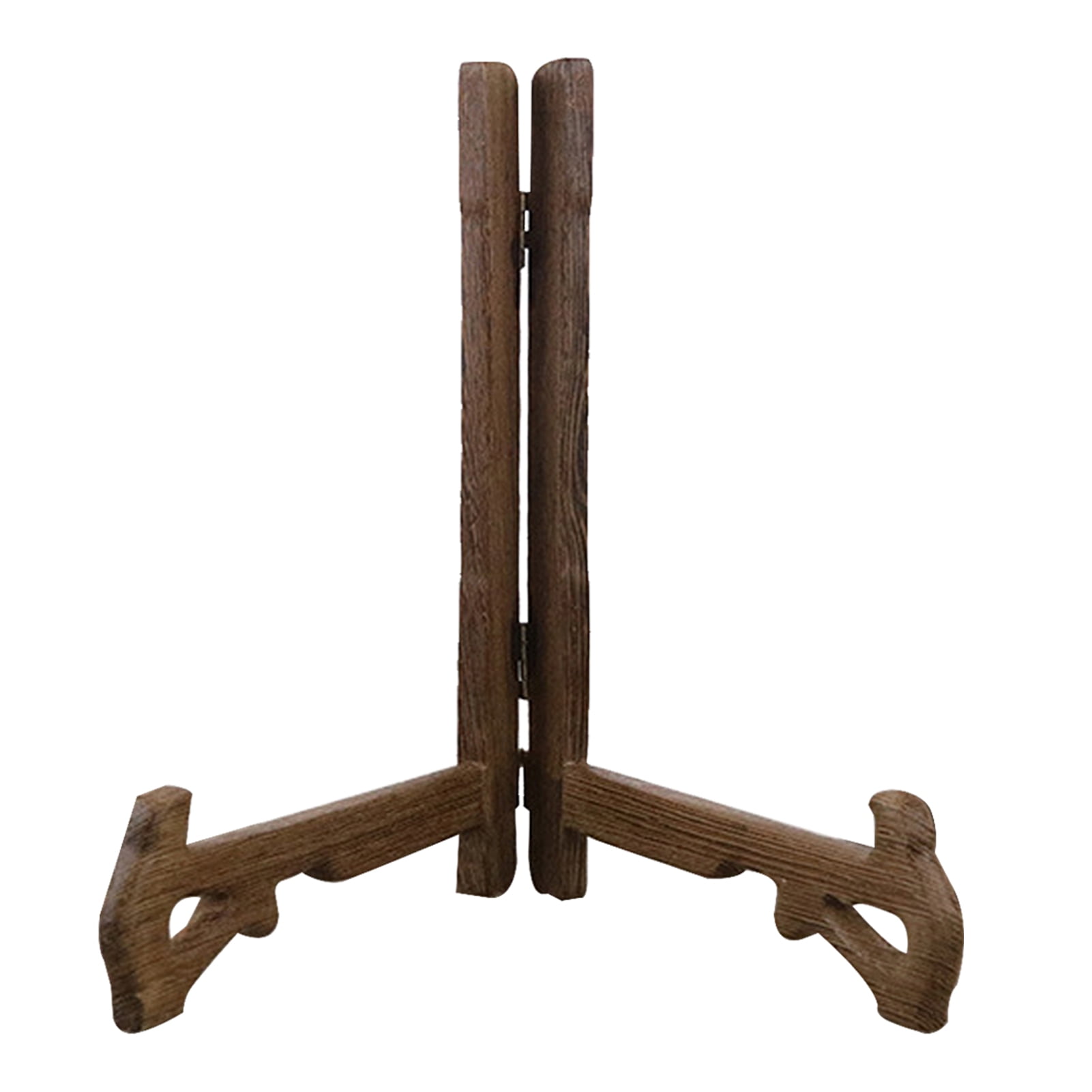 Kiskick Wood Plate Stand Wooden Plate Stand Sturdy Display Rack for ...