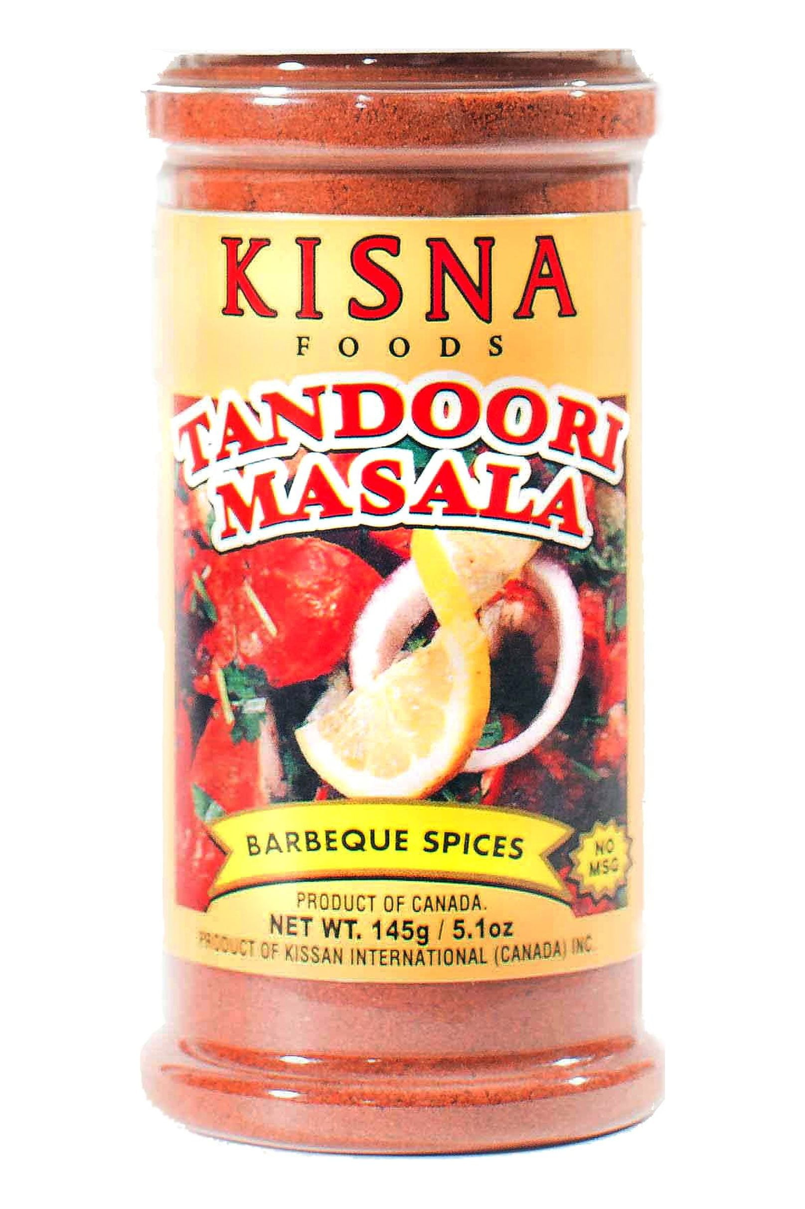 Kisna Tandoori Masala 5.1oz DNF2 (145g) ~ Quick & Easy Authentic Indian Spice Blend for ...