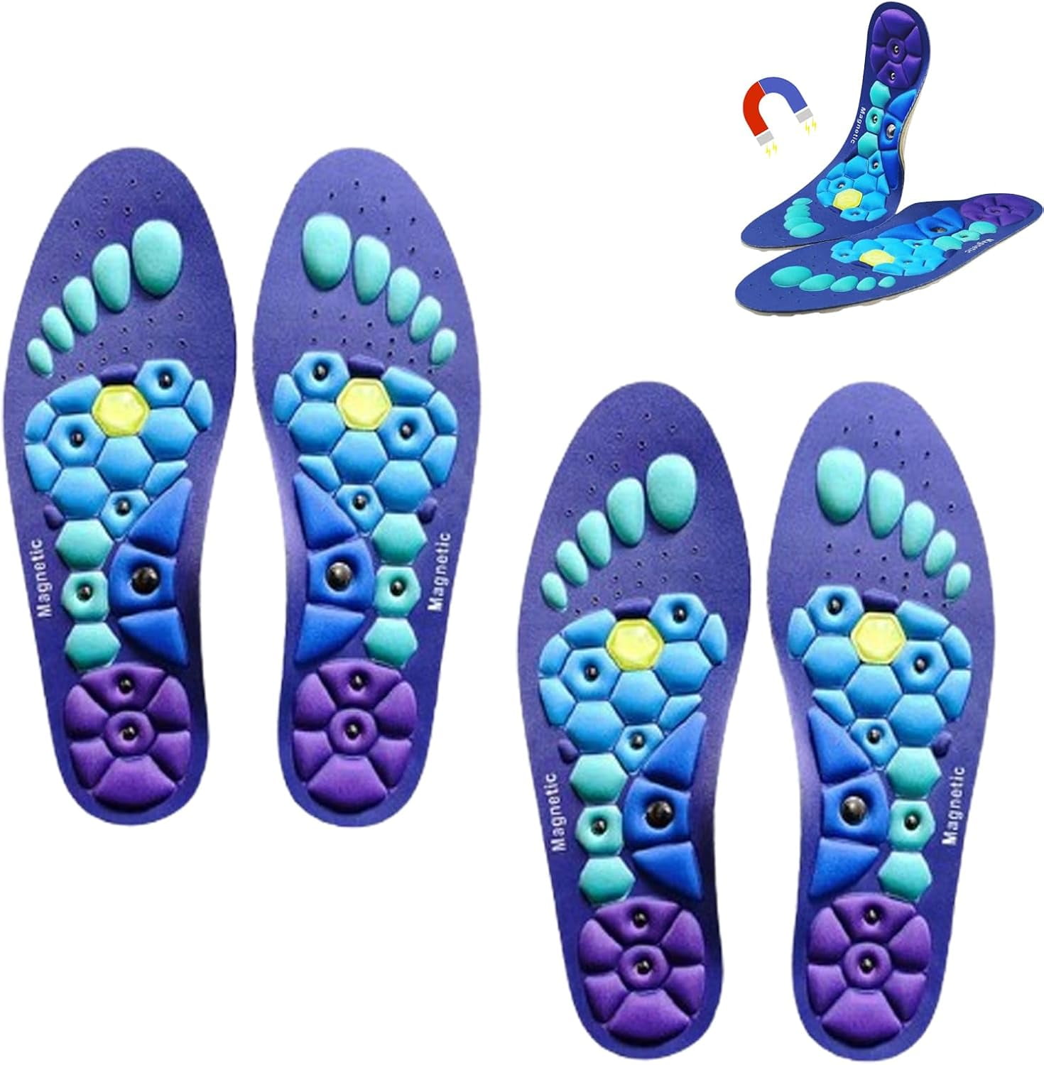 Kisole Magnetic Acupressure Insoles, Kisole Insoles for Women ...