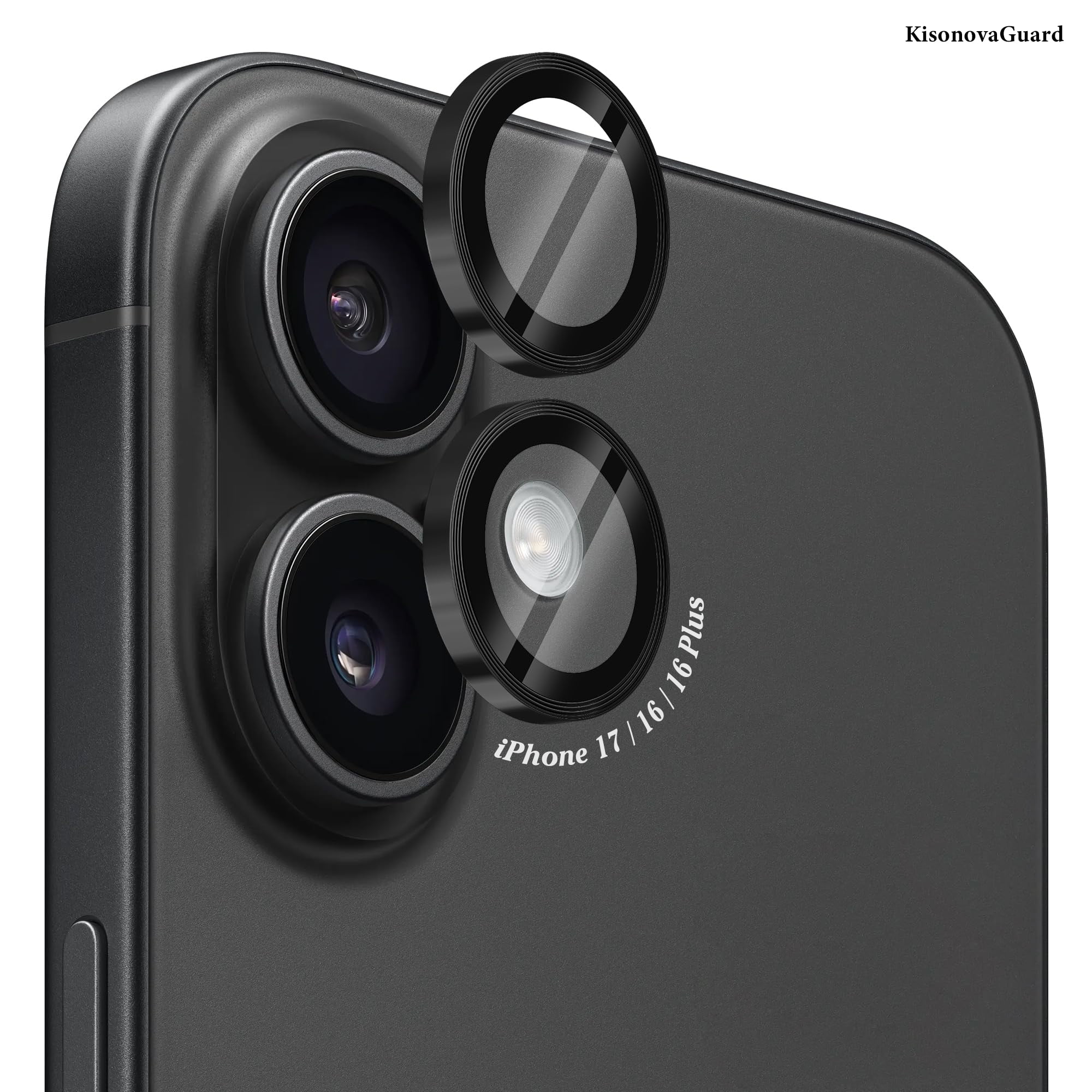 KisonovaGuard Compatible with iPhone 17 Camera Lens Protector ...