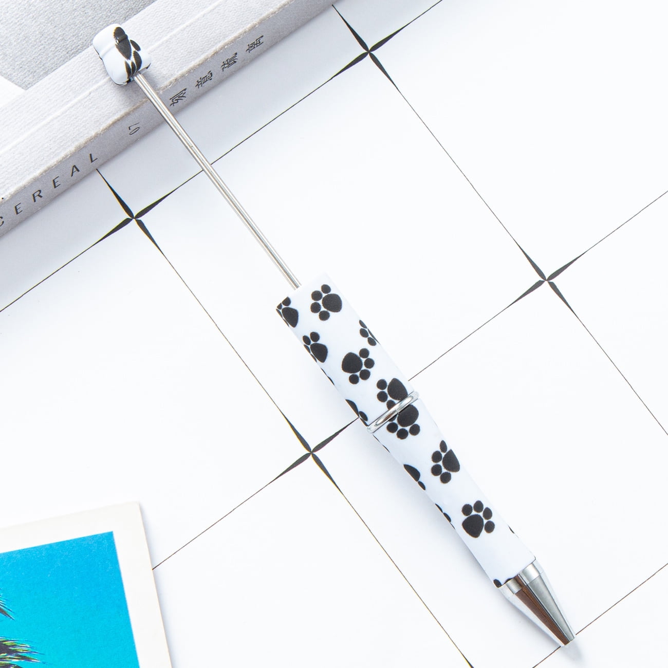 Kisor 10 Pcs Beadable Pen Bead Pen Bulk Shaft Ink Ballpoint Pens DIY ...