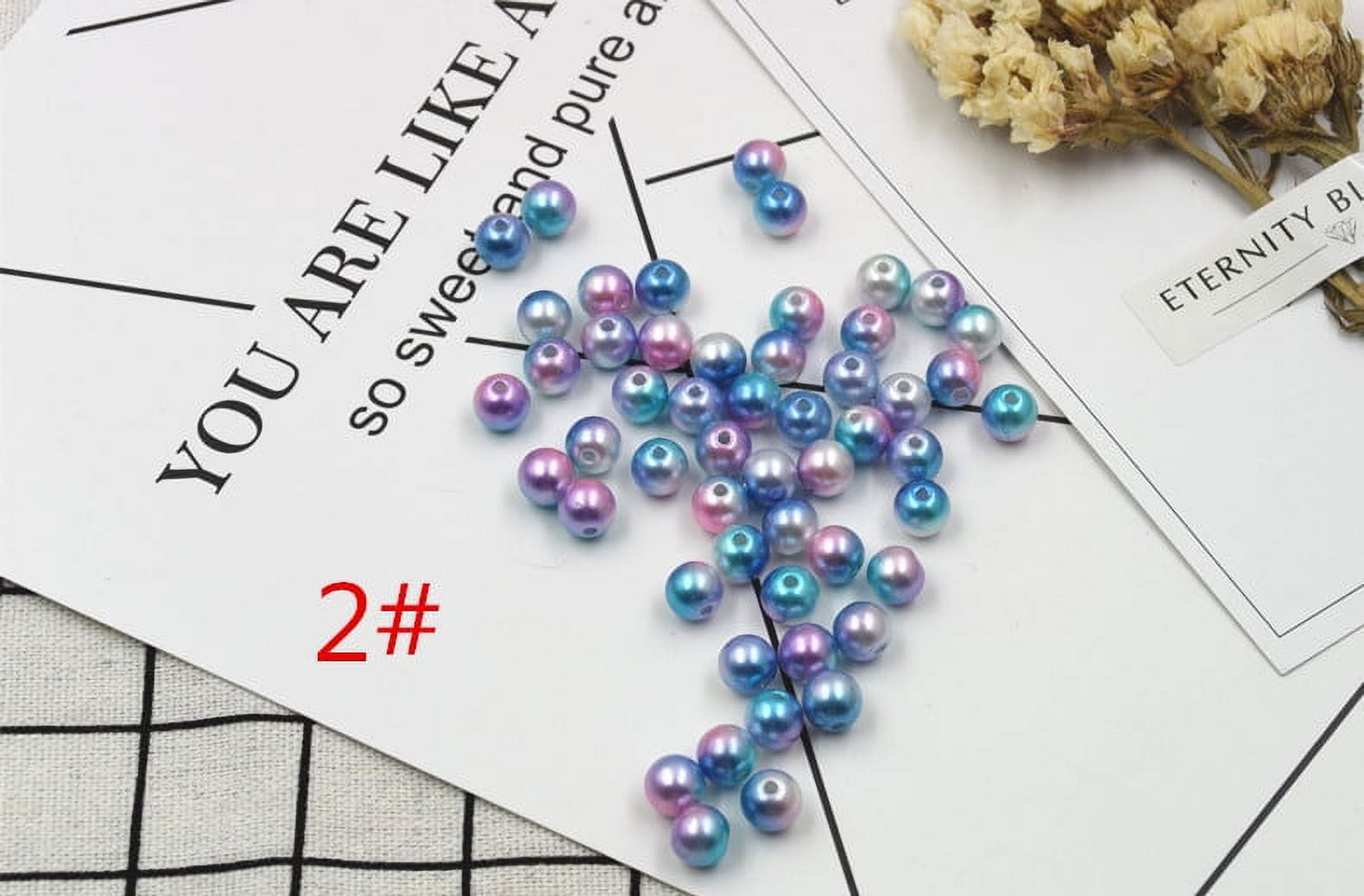 Kisor 100pcs 10mm Pearls Pearl Vase Fillers Polished Beads for Vases ...
