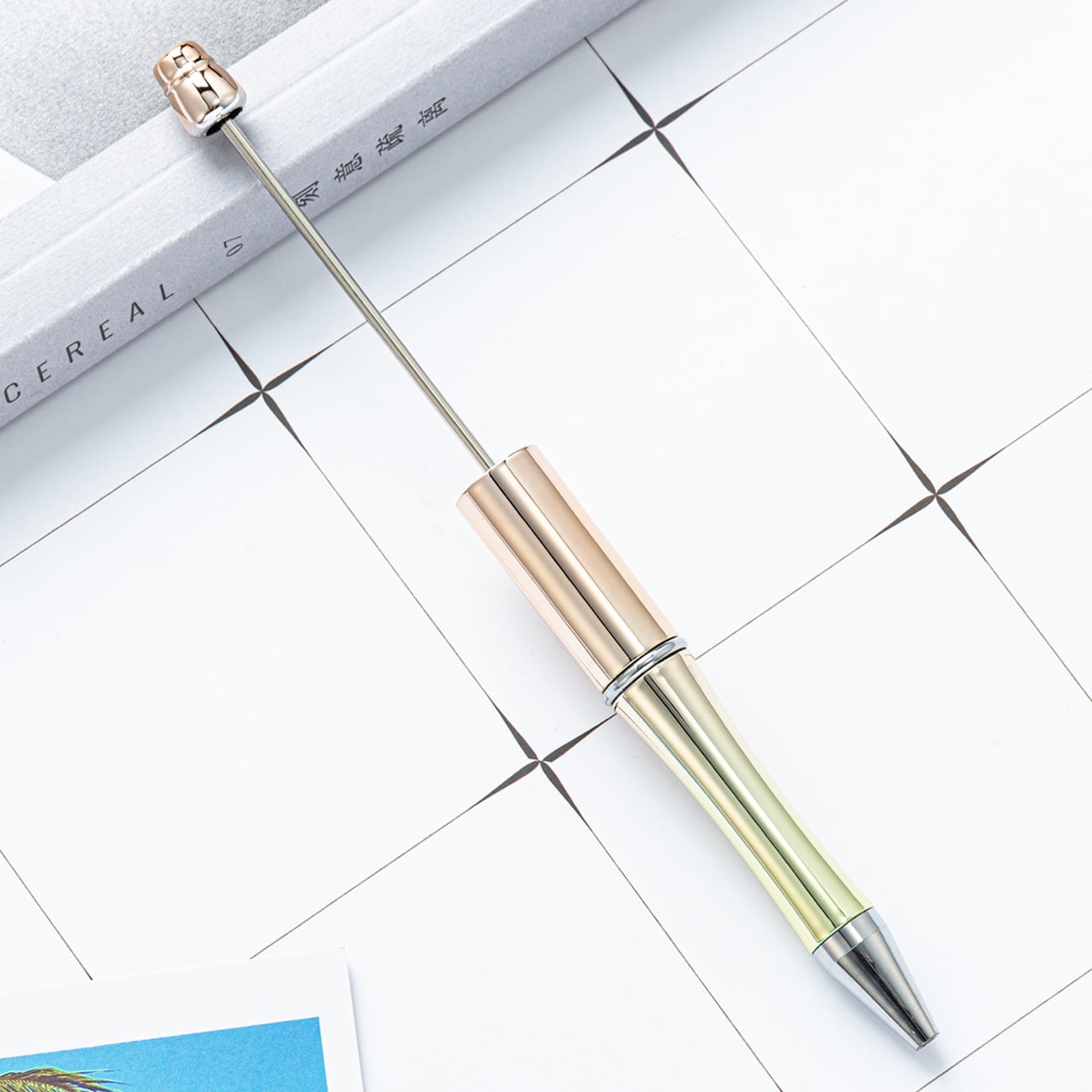 Kisor 10Pcs 1.0mm Beadable Ball Point Pen Smooth Ink Kids Stationery ...