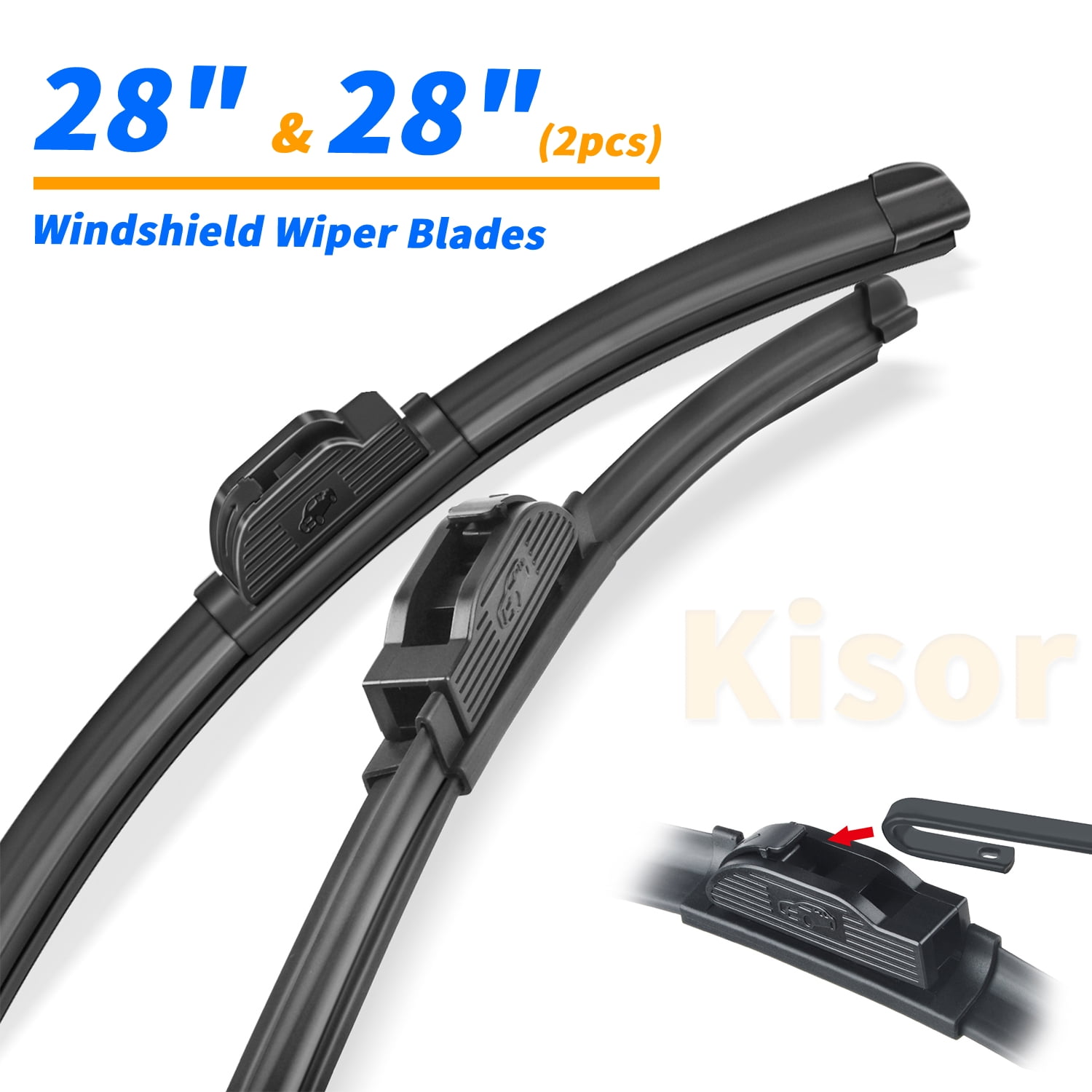 Kisor 2 Wiper Fit For Chrysler Voyager 2003-2000, 28Inch&28Inch Front ...