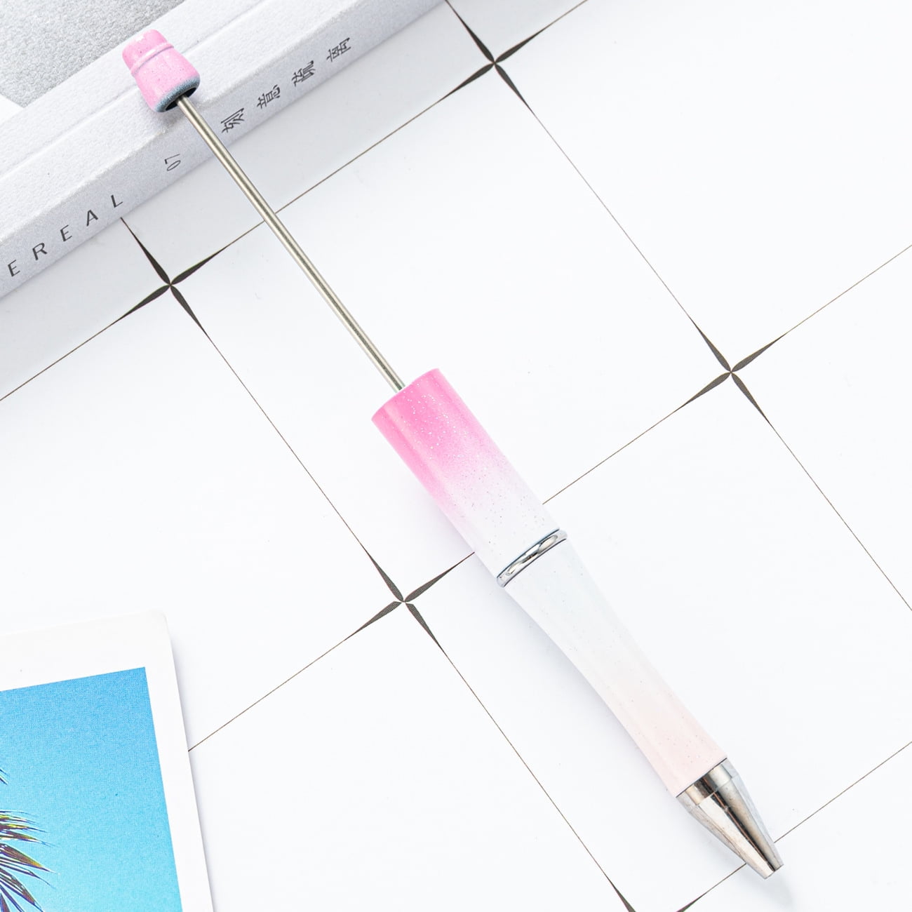 Kisor Beadable Pens with Refills, 10pcs Craft Pen Gift Supplies for ...