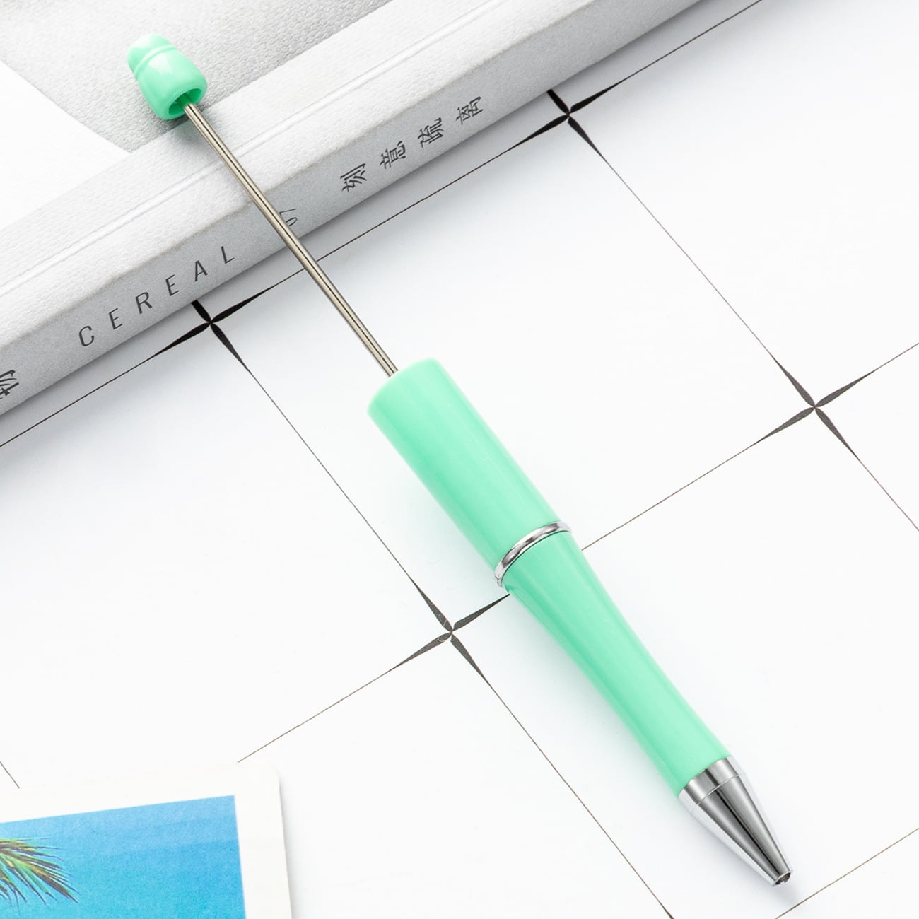 Kisor DIY Bead Ballpoint Pen School Office Writing Supplies Stationery ...