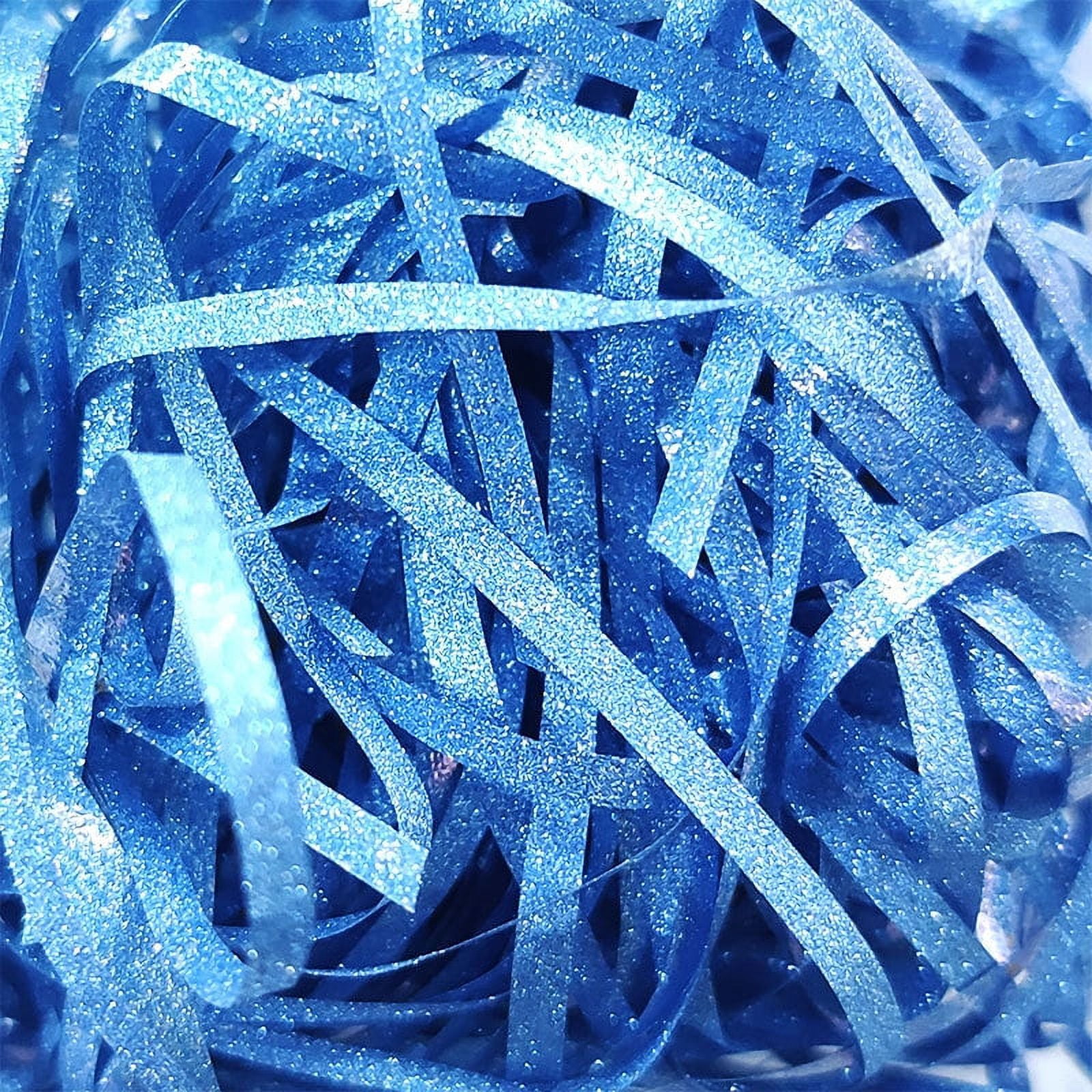 Kisor Glitter Shredded Crinkle, 300g Lafite Paper Raffia Filler DIY ...