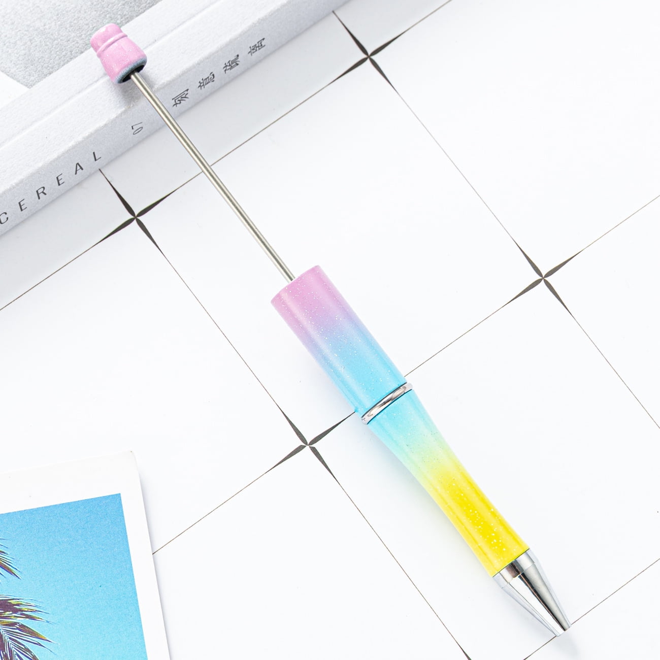Kisor Personalized DIY Unique Spacer Pens 10pcs Ballpoint Beads Pens ...