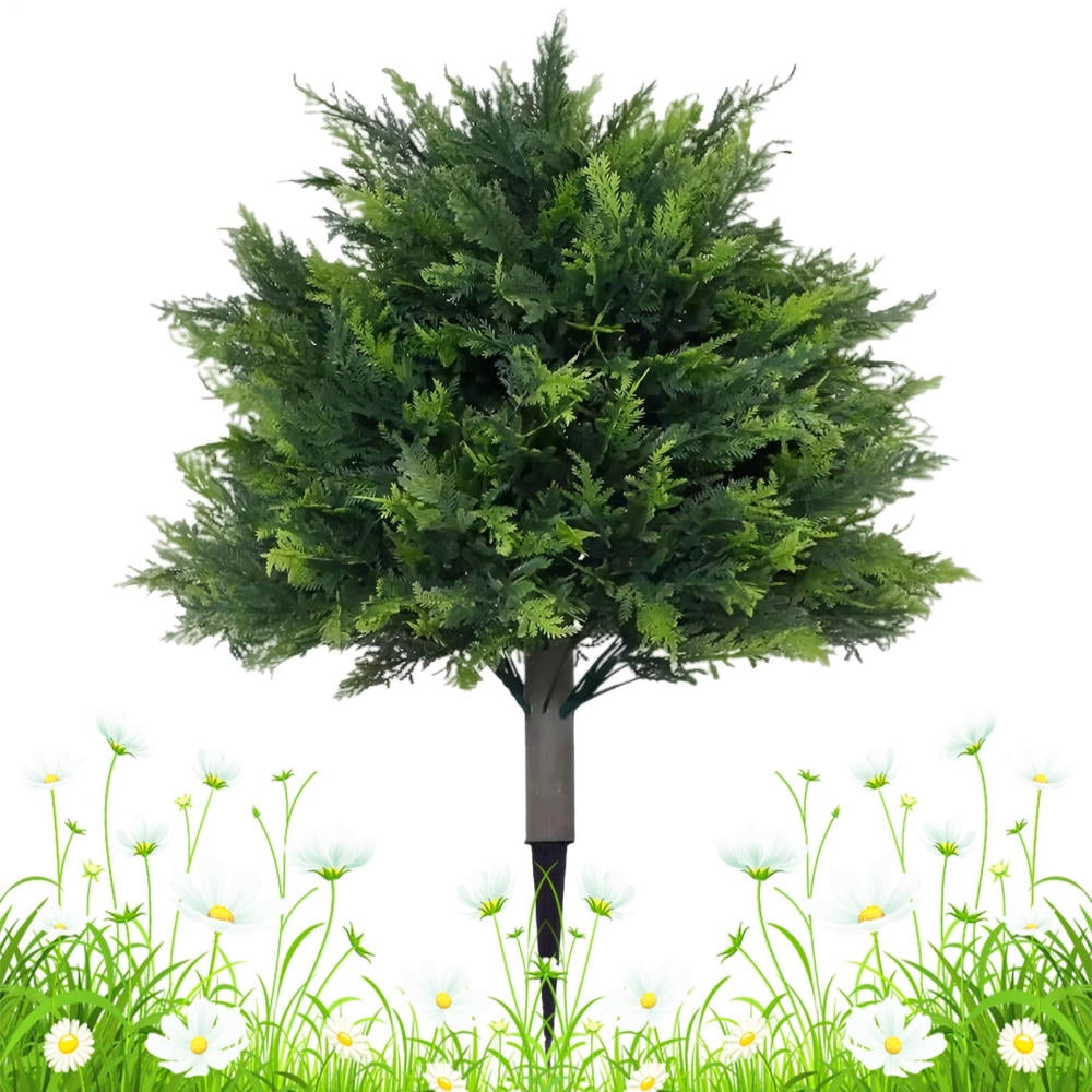 Kisronda Cedar Topiary Trees Artificial Outdoor Indoor Realistic ...