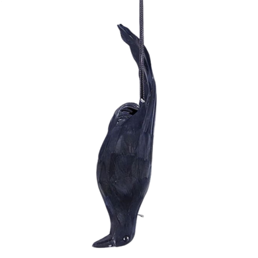 Kisronda Crow Figurine Realistic Hangable Dead Crows 12 Inch Handmade ...