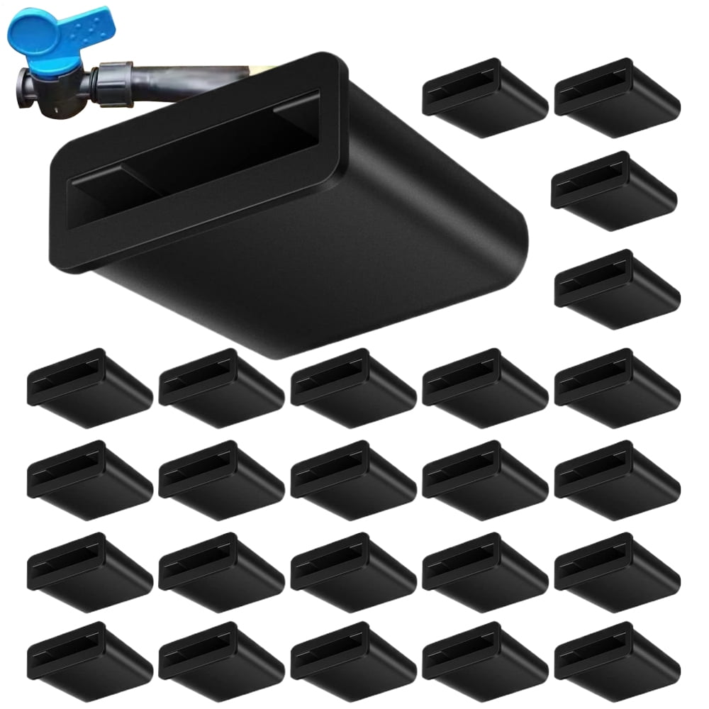 Kisronda Drip Tape Irrigation Kit End Cap Drip Tape Kit 25 Piece Cap ...