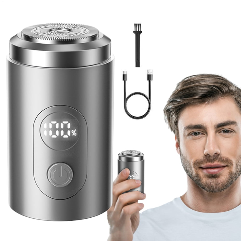 Kisronda Electric Razor Floating Head Compact Beard Trimmer Digital ...