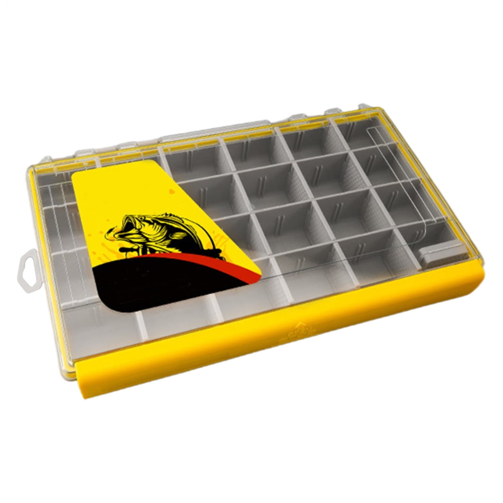 Kisronda Fishing Tackle Box Adjustable Dividers Lures Storage Sealing ...
