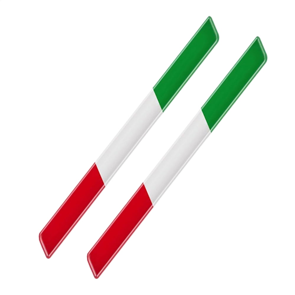 Kisronda Italy Flag Stickers Small Auto Body Sticker Adhesive ...