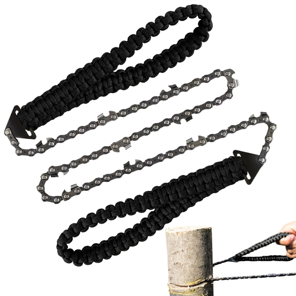 Kisronda Rope Saw for Tree Limbs Portable Survival Chain Saw Anti-Slip ...