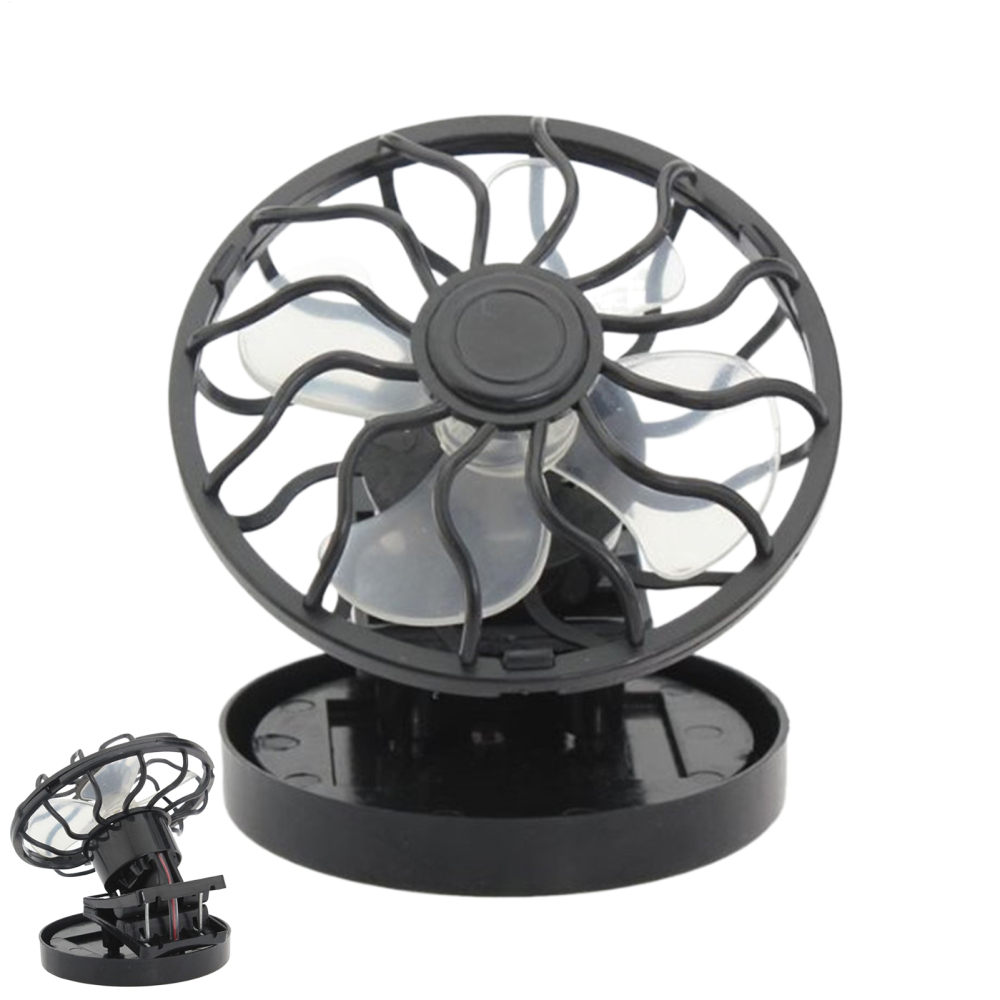 Kisronda Small Fan with Clip Personal Fan Clip on Solar Powered Compact ...