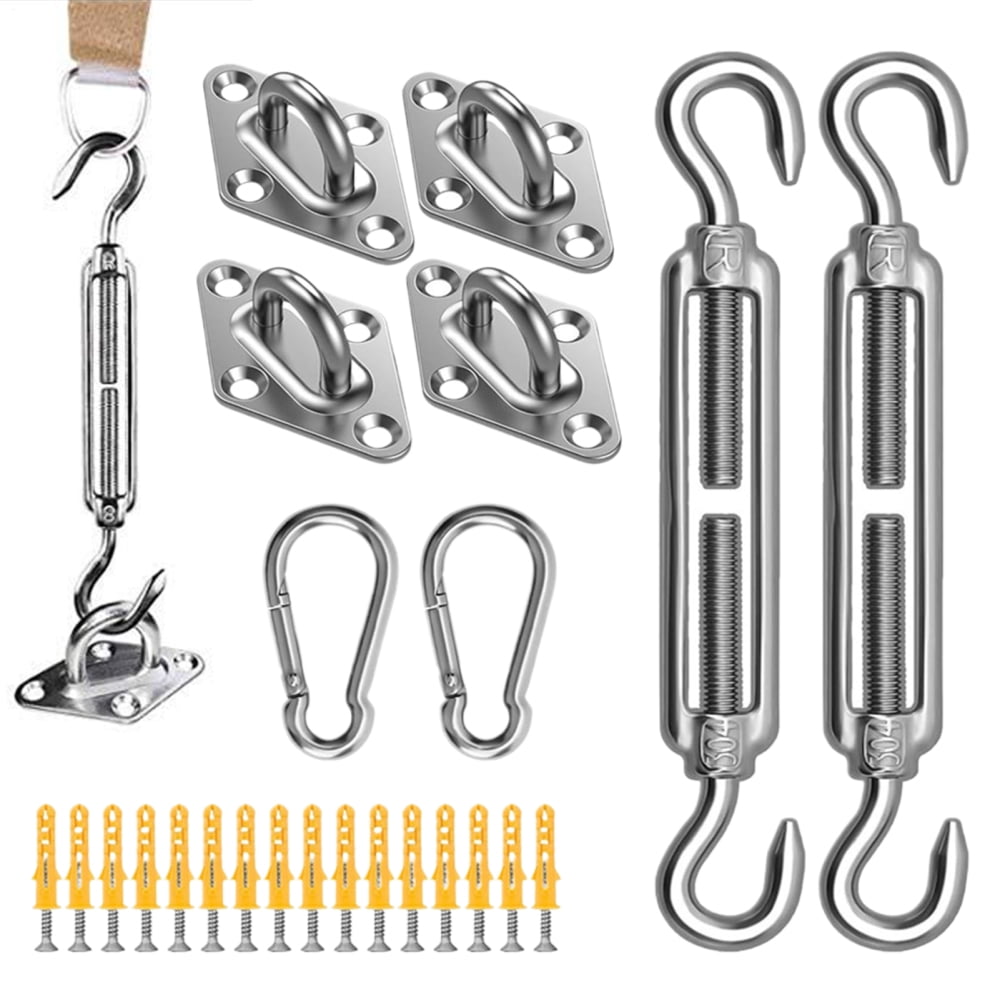 Kisronda Sun Sail Hardware Kit Sail Mounting Accessories ...