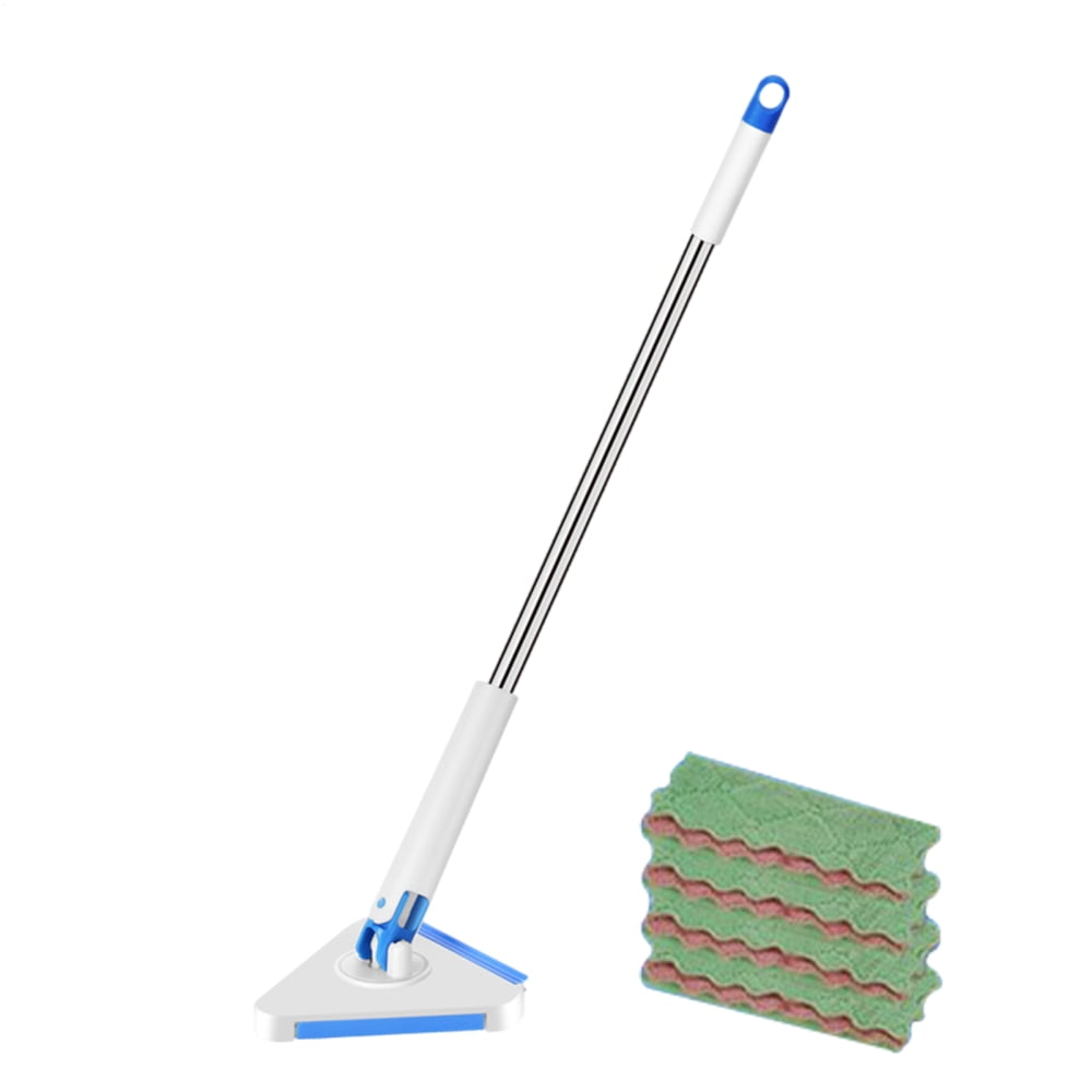 Kisronda Wall Cleaning Mop 360 Degree Rotatable Triangular Tile Mop ...
