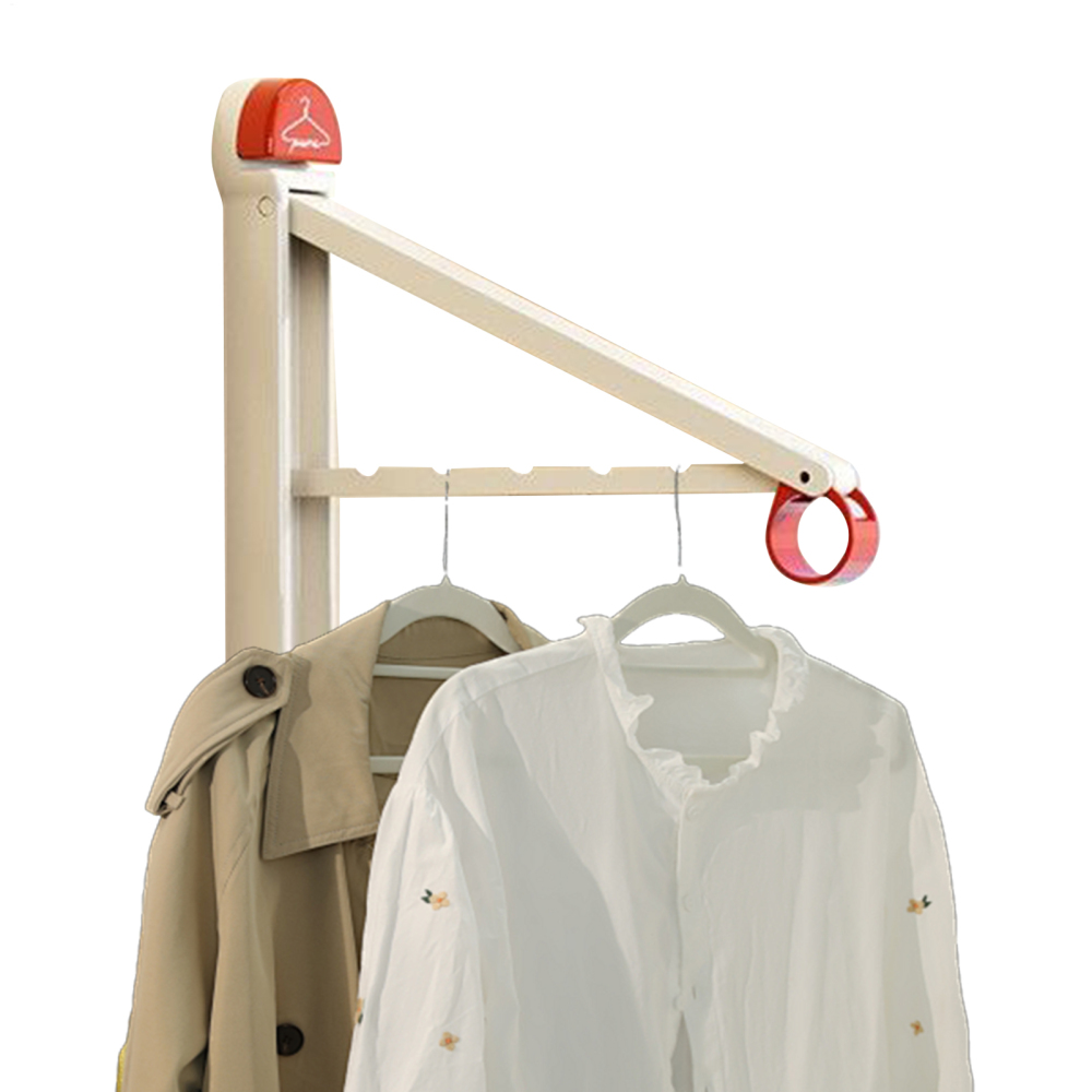 Kisronda Wall Mounted Clothes Rack Retractable Foldable Suction Drying ...